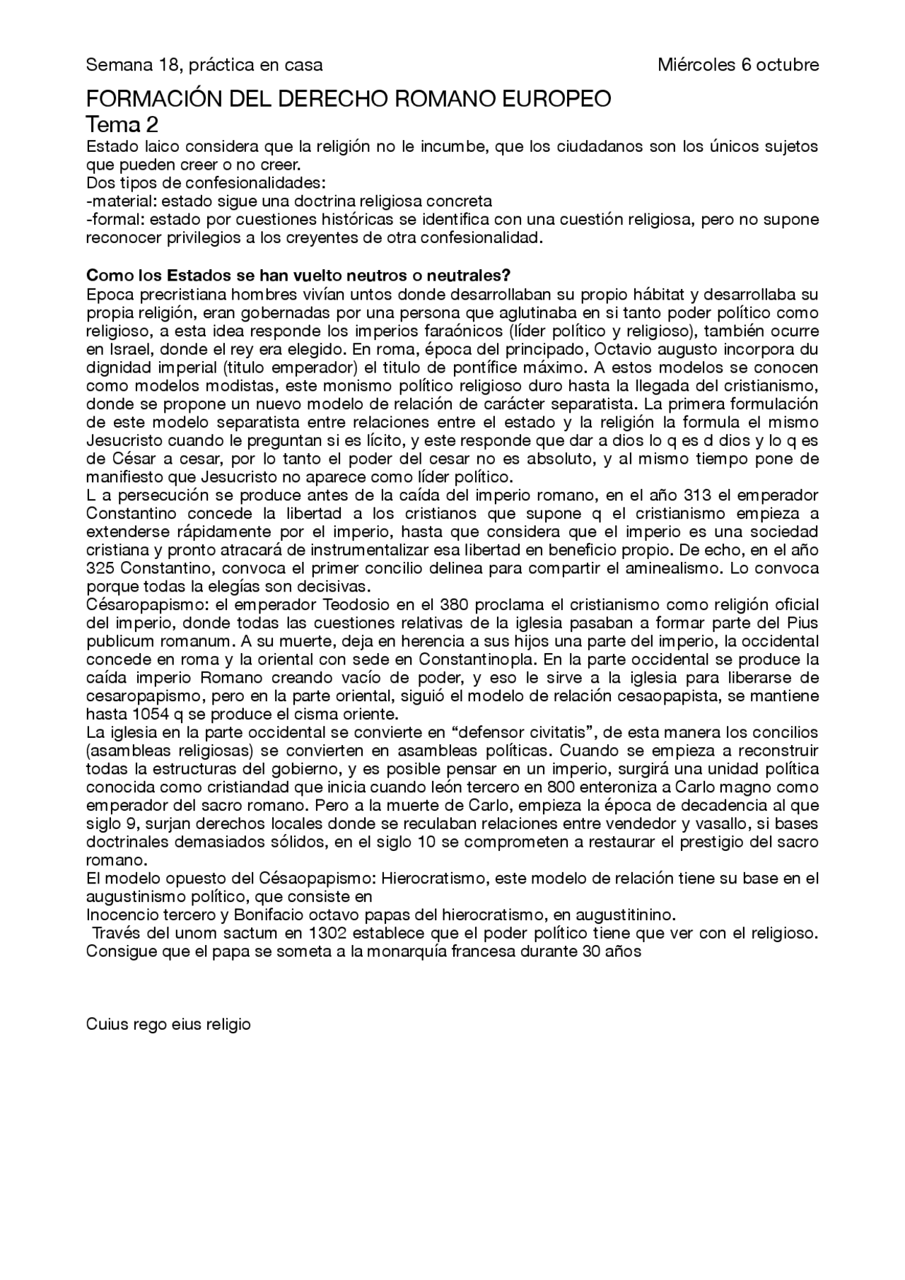 Apuntes Derecho Europeo Docsity