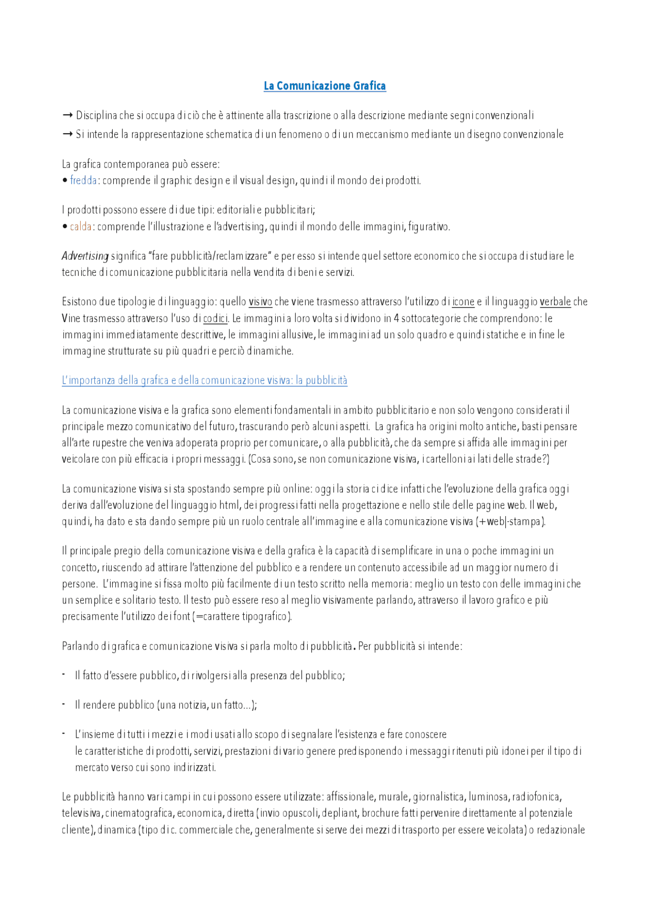 Storia Della Grafica Docsity