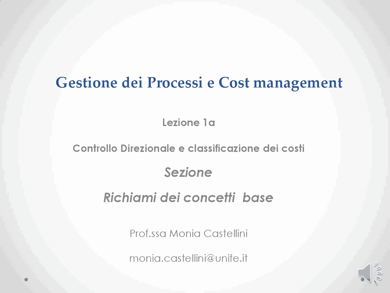 Lezioni Di Cost Management Docsity