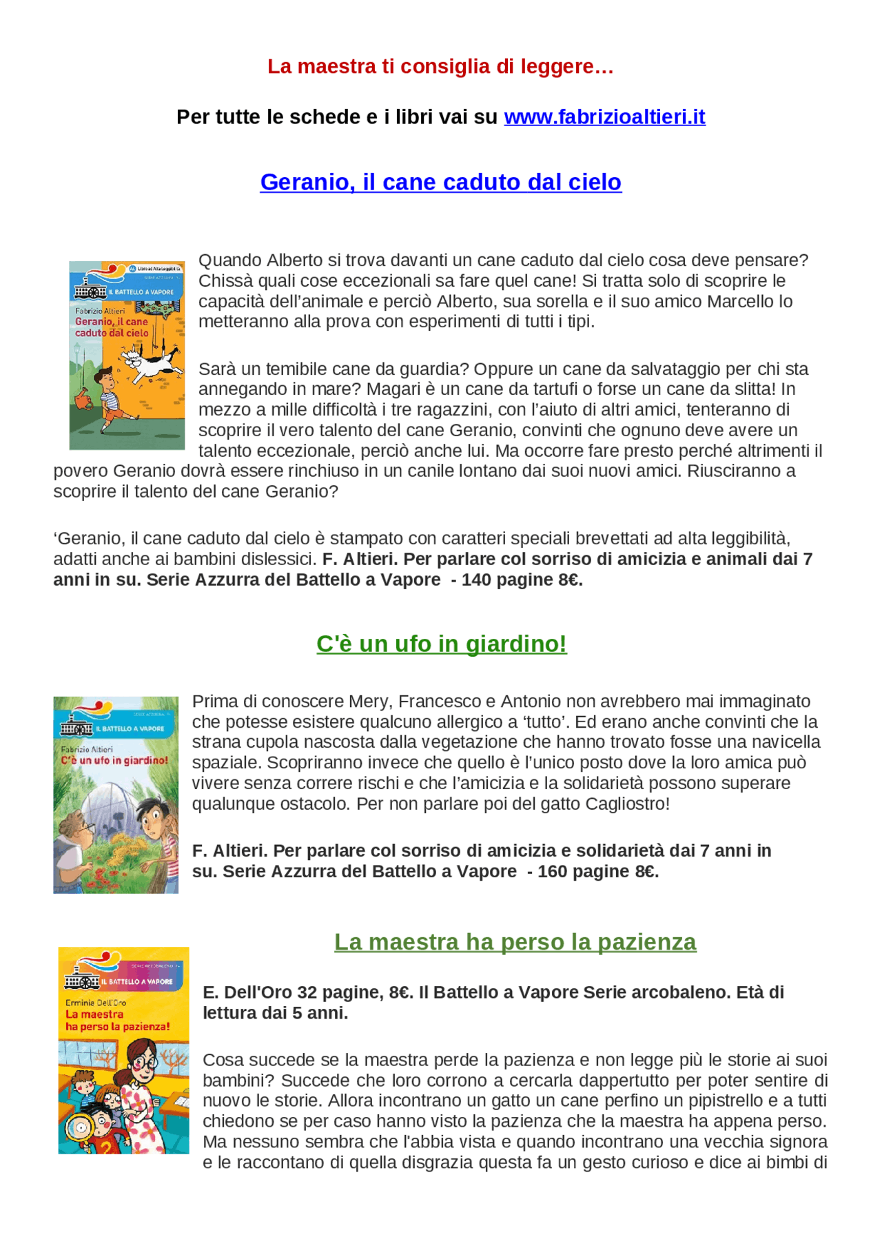 La Maestra Ti Consiglia Docsity