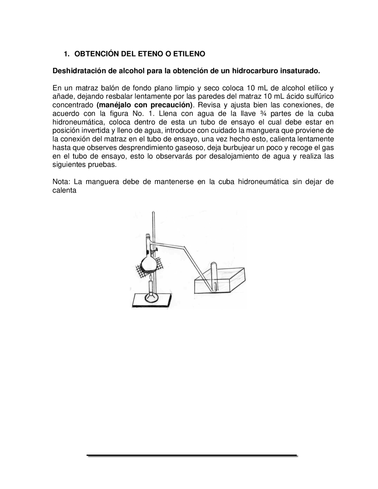 OBTENCIÓN DEL ETENO O ETILENO - Docsity