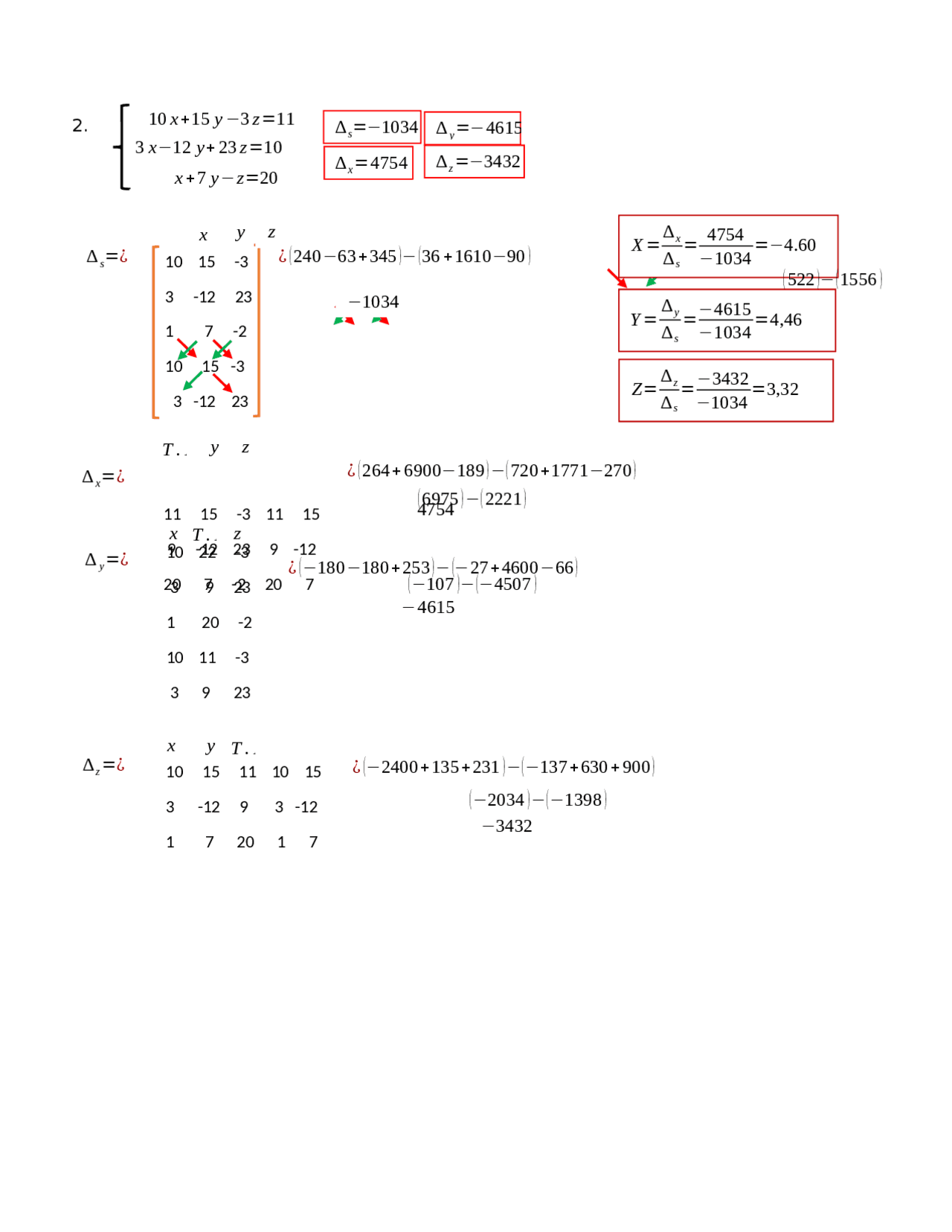 Metodos Numericos 3x3 Docsity