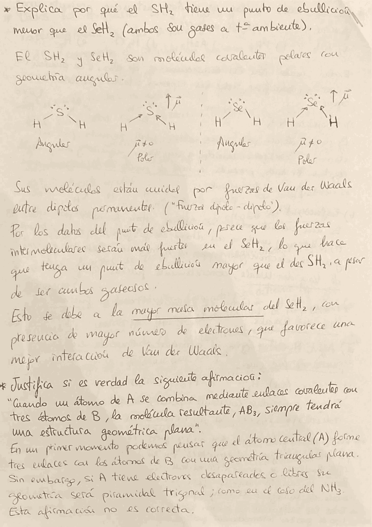 Ejercicios Enlace Químico Docsity