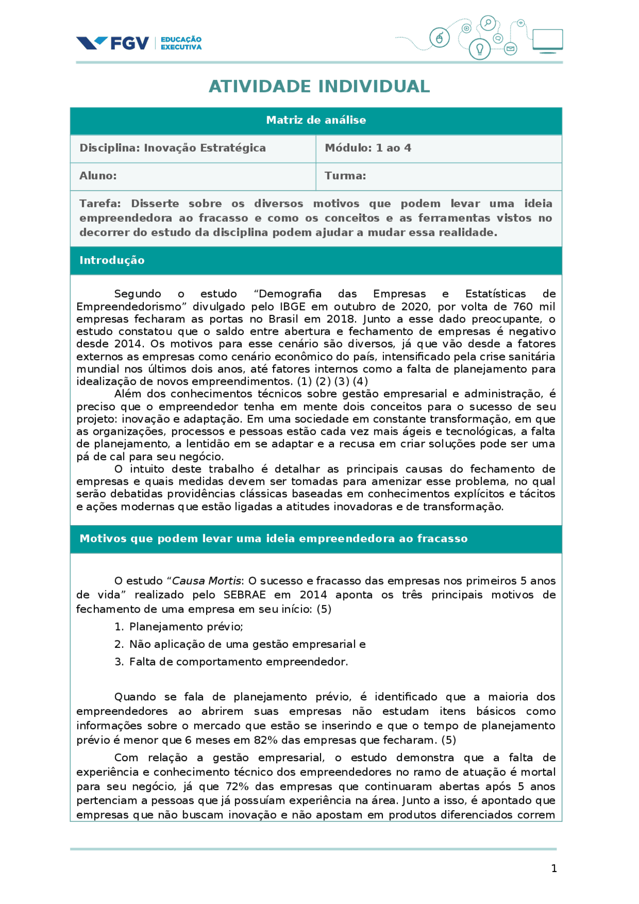 Inovação Estratégica Docsity