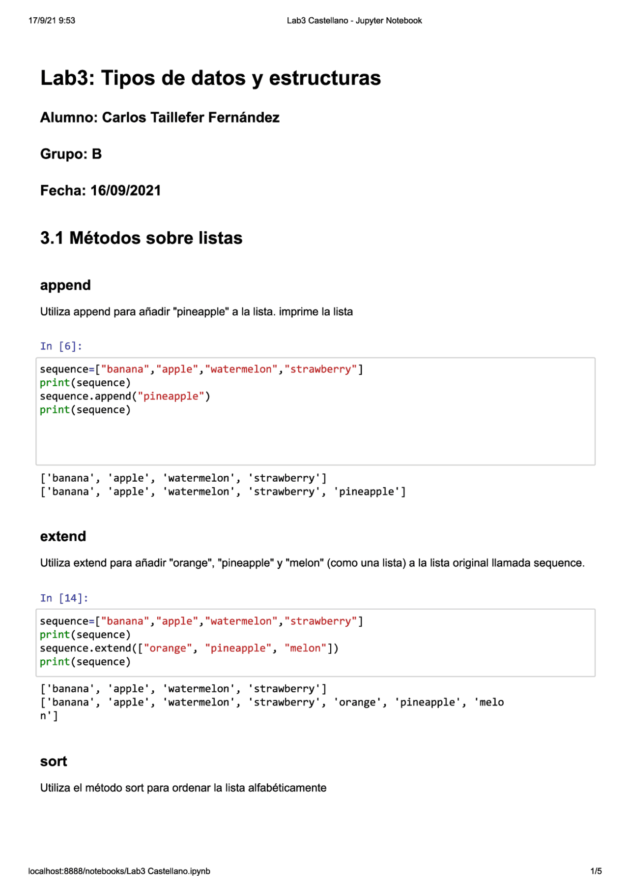 Ejercicios informatica - Docsity