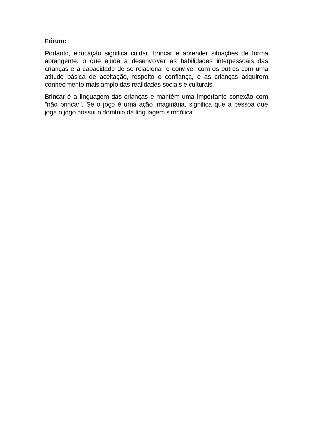 Fórum Unopar Educação E Tecnologia Docsity