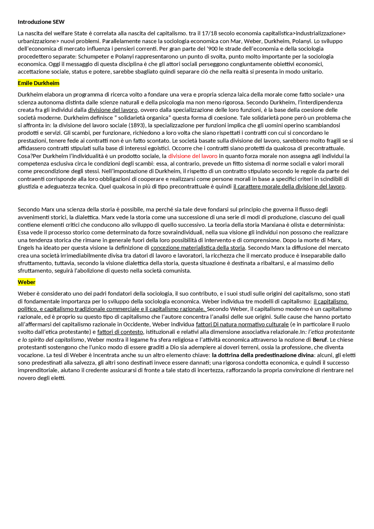 Schemi Di Lezioni Fatti A Lezione E Integrati Con Appunti Docsity