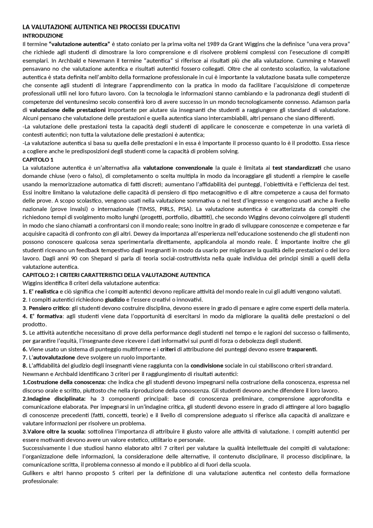 Docimologia Riassunti Docsity