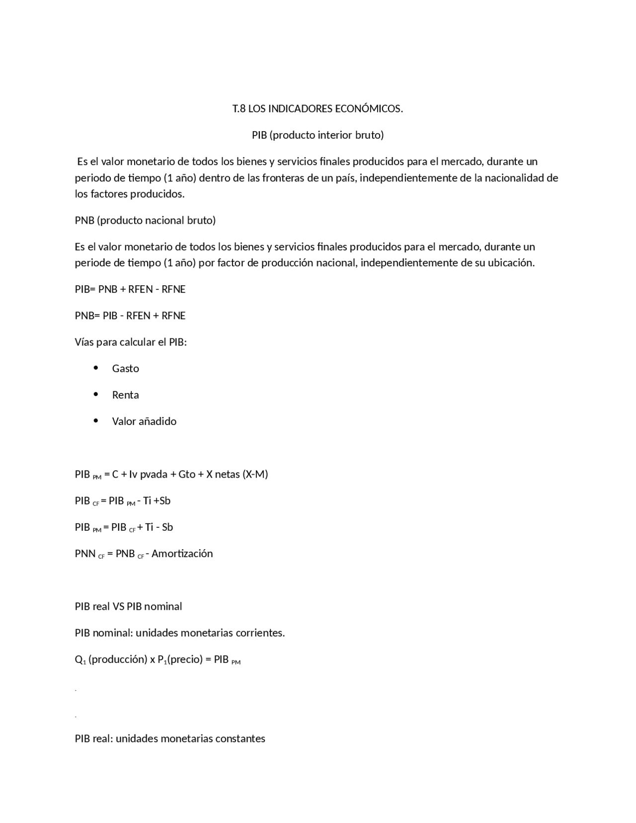 Tema 4 EconomÍa Apuntes Docsity