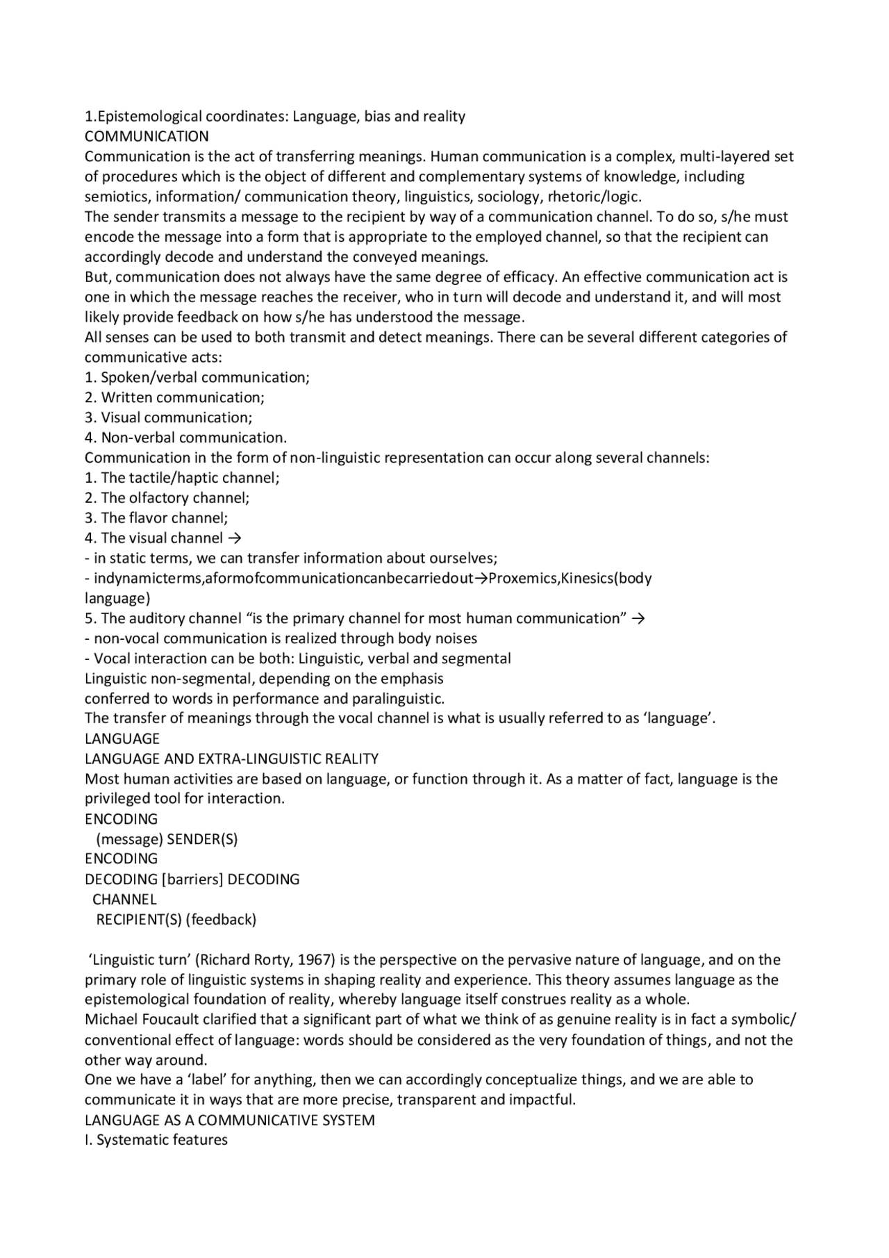 English Language Across The Context Riassunto Docsity