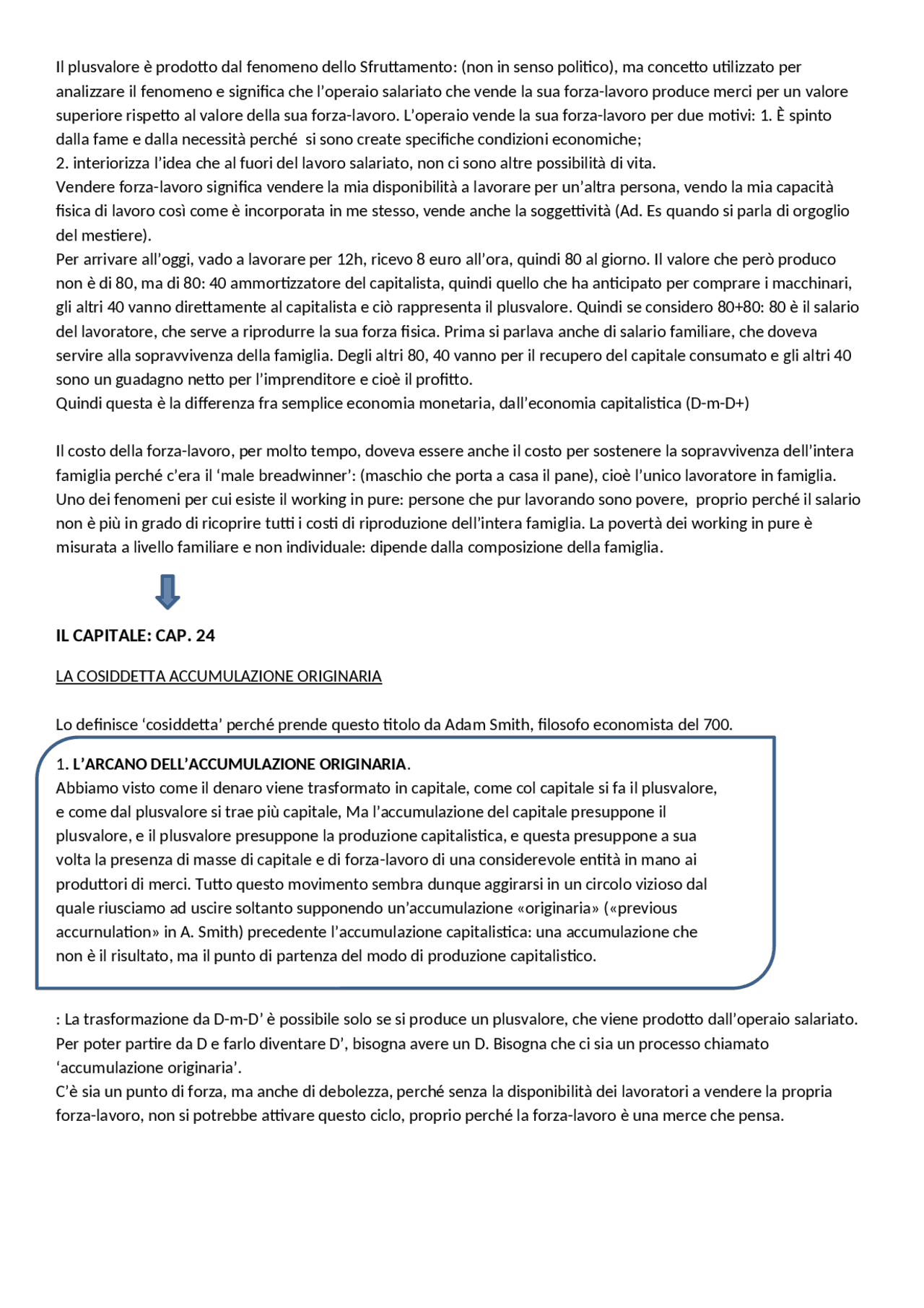 I Classici Delleconomia Docsity