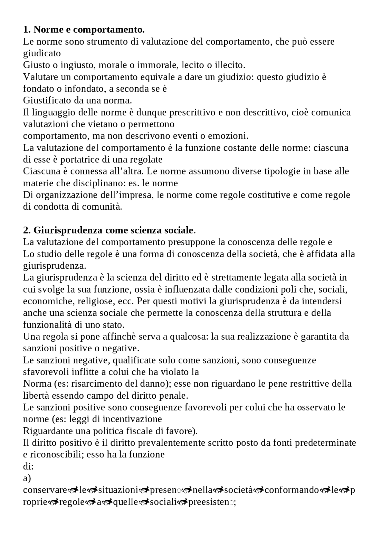 Diritto Privato Prima Parte Spiegazione Prime Due Lezioni Docsity