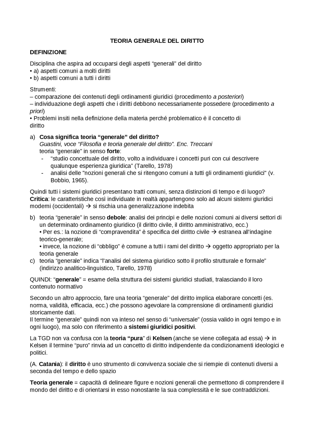 Riassunti Manuale Di Teoria Generale Del Diritto Jori Pintore Docsity