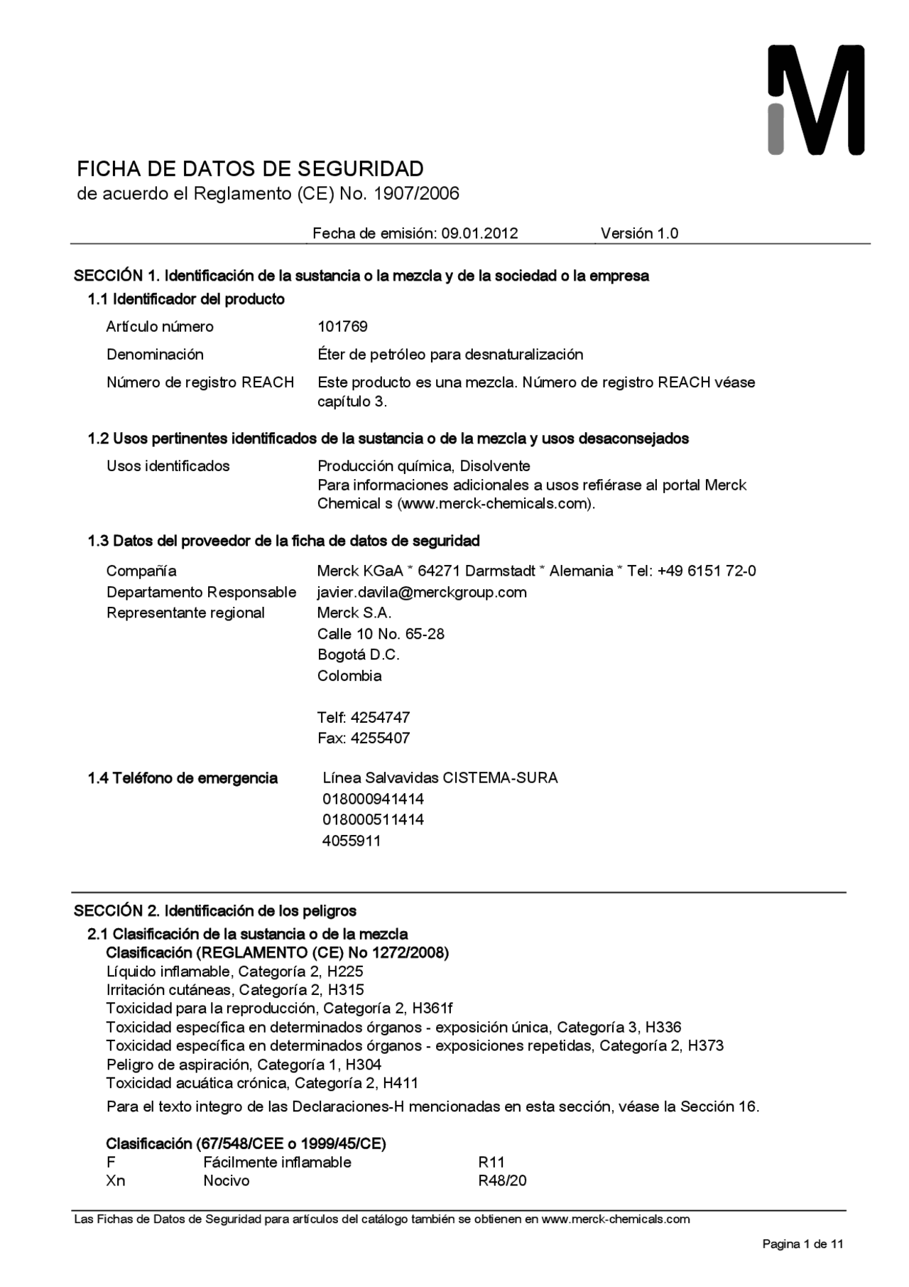 Eter De Petroleo Msds