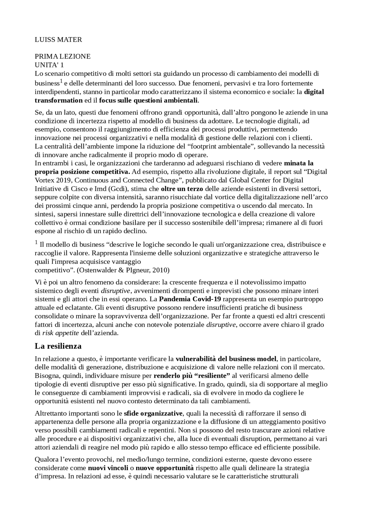 Slides Master Luiss Guido Carli Docsity