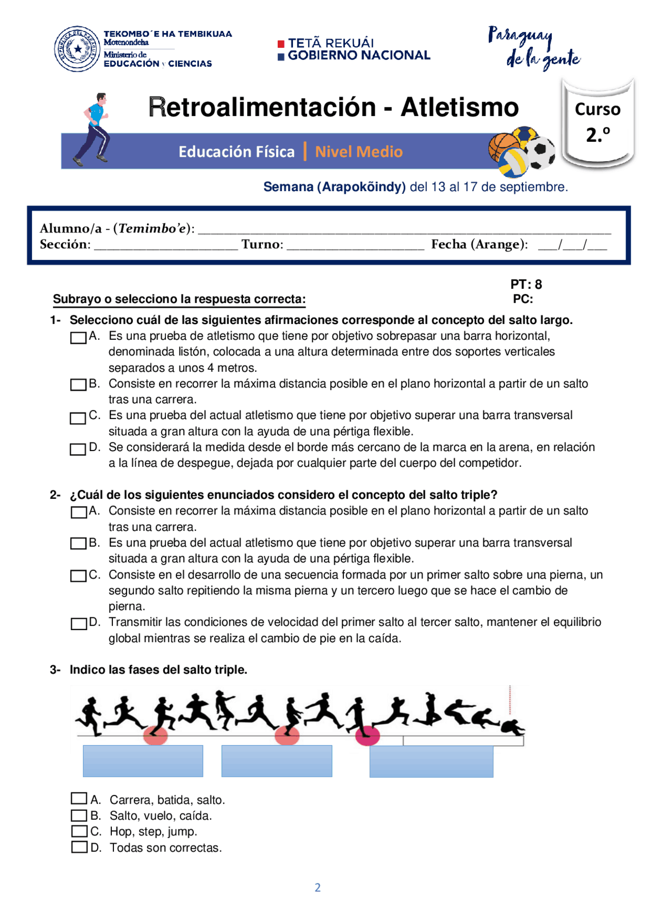 Ejercicios De Educación Fisica Docsity