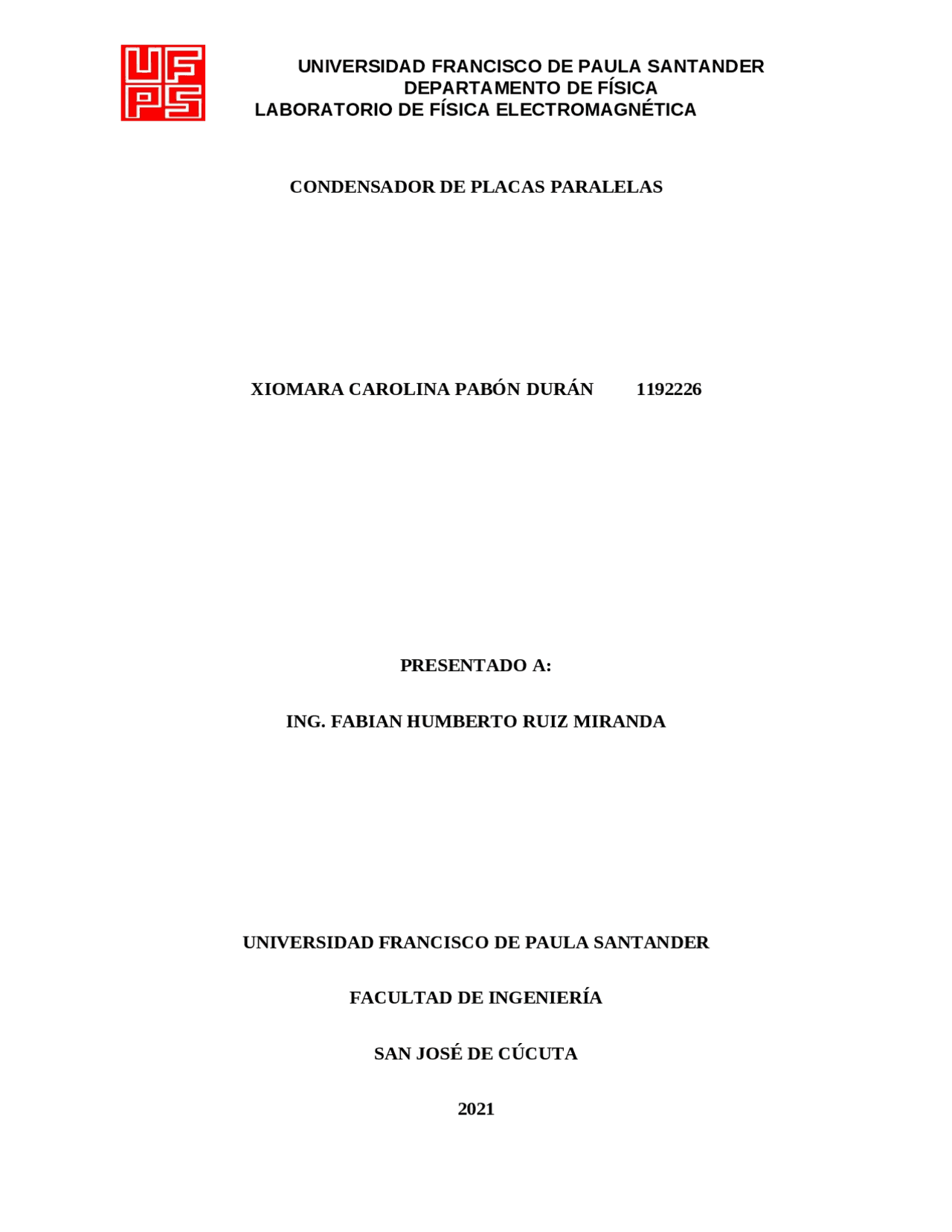 Informe De Laboratorio Docsity