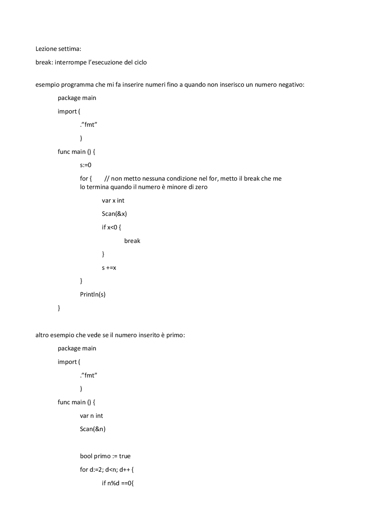 Programmazione in go similarità con Go - Docsity