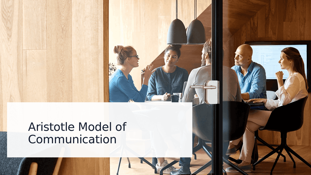 Aristotle model of communication - Docsity