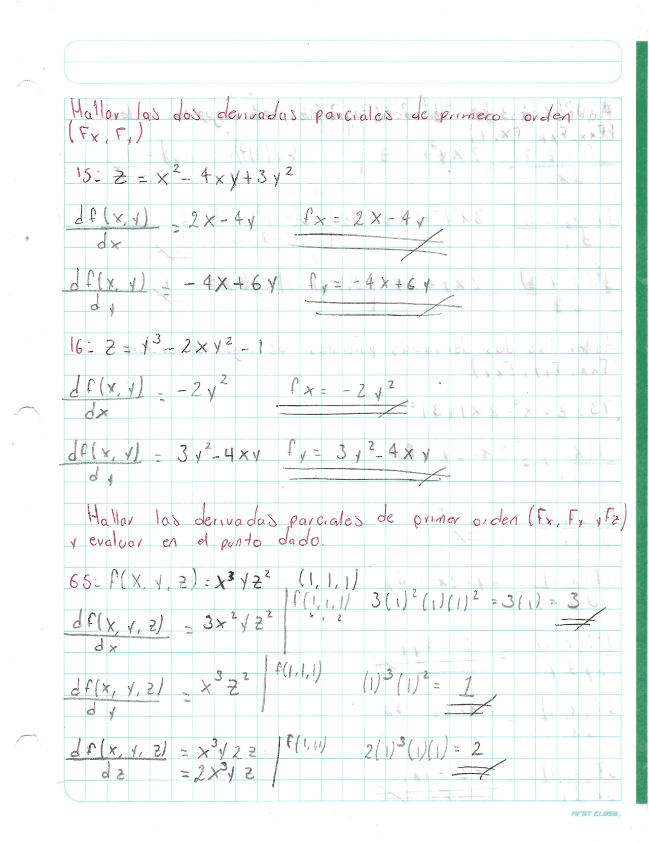 Derivadas De Varias Variables Docsity