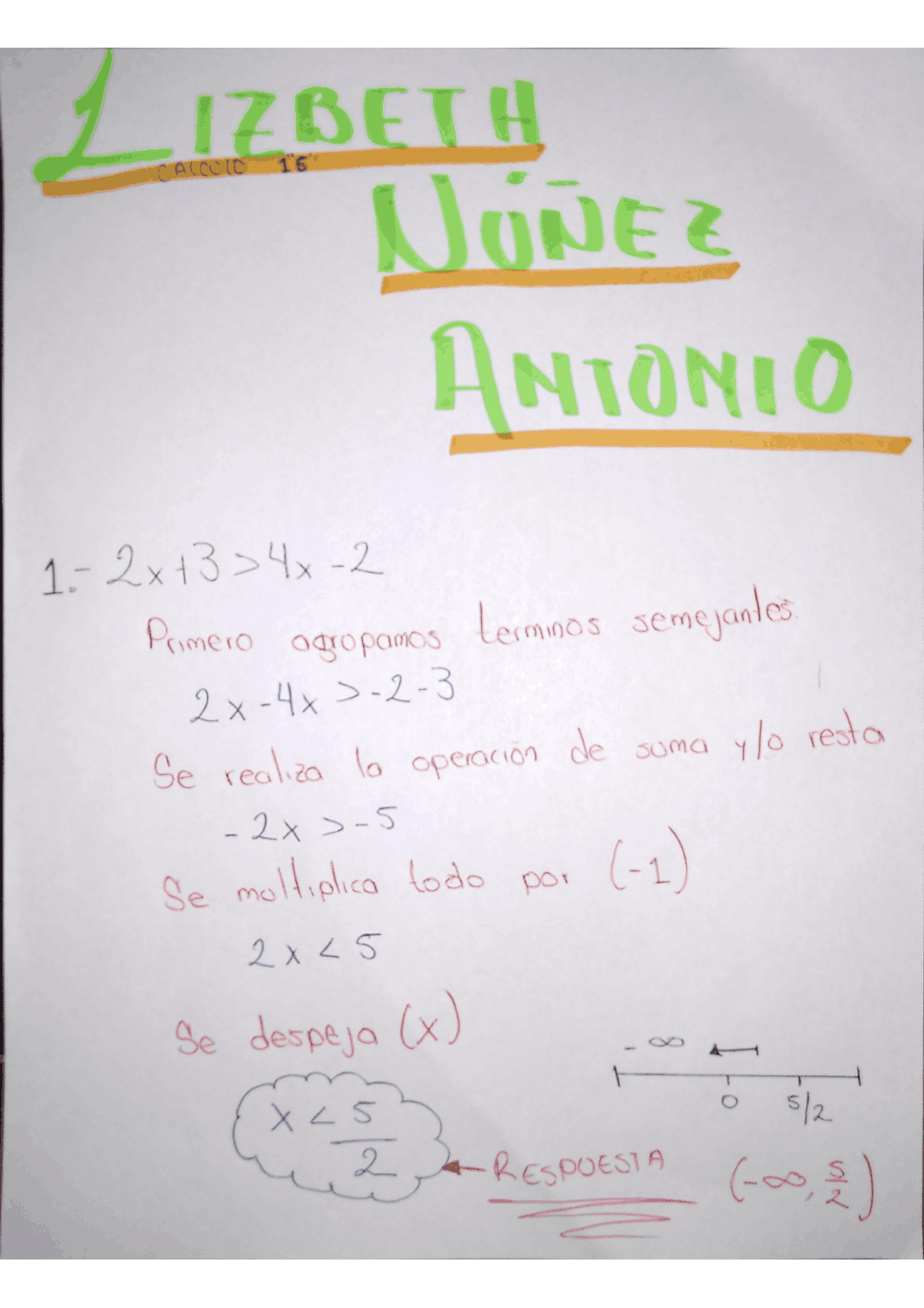 Ejercicios resueltos matematicas - Docsity