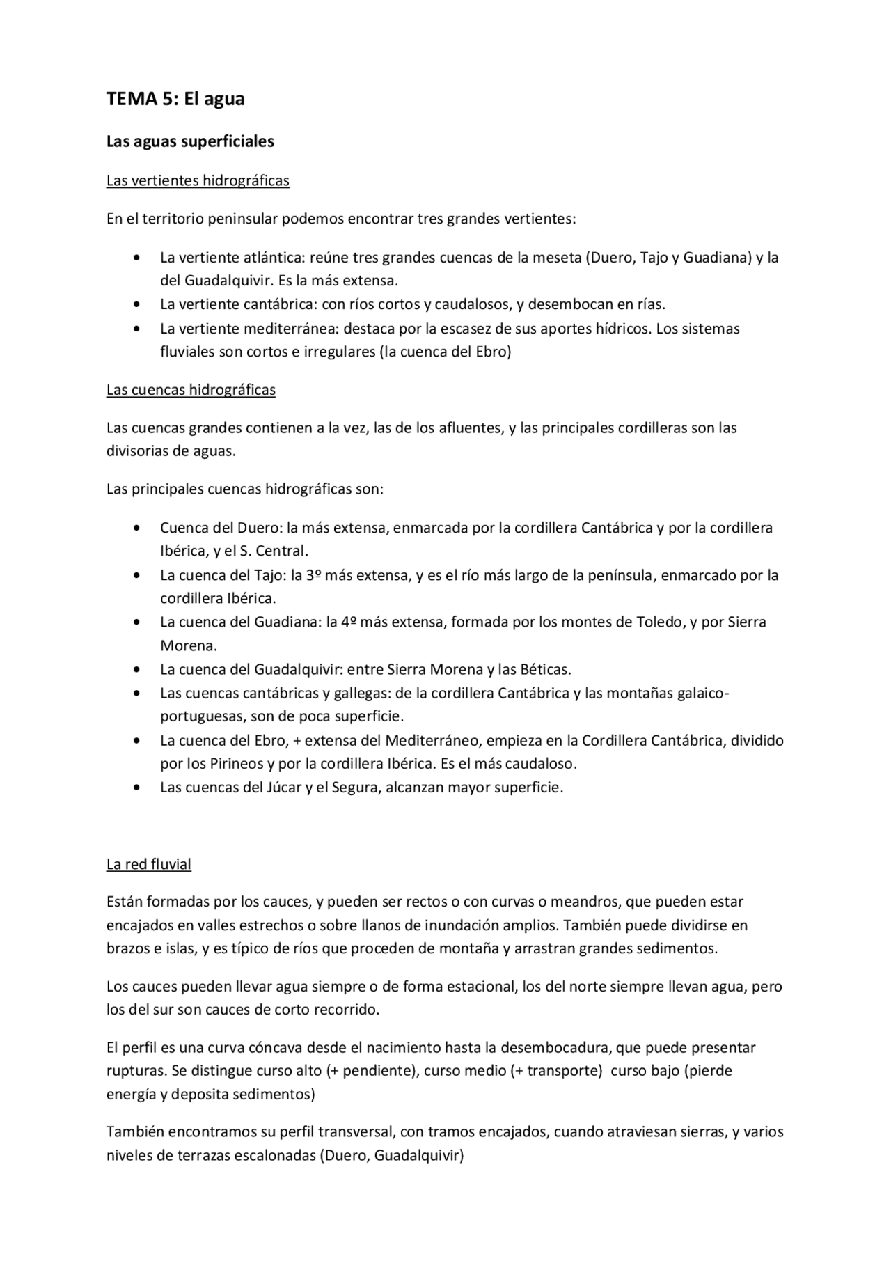 Apuntes Geografía Ebau Docsity