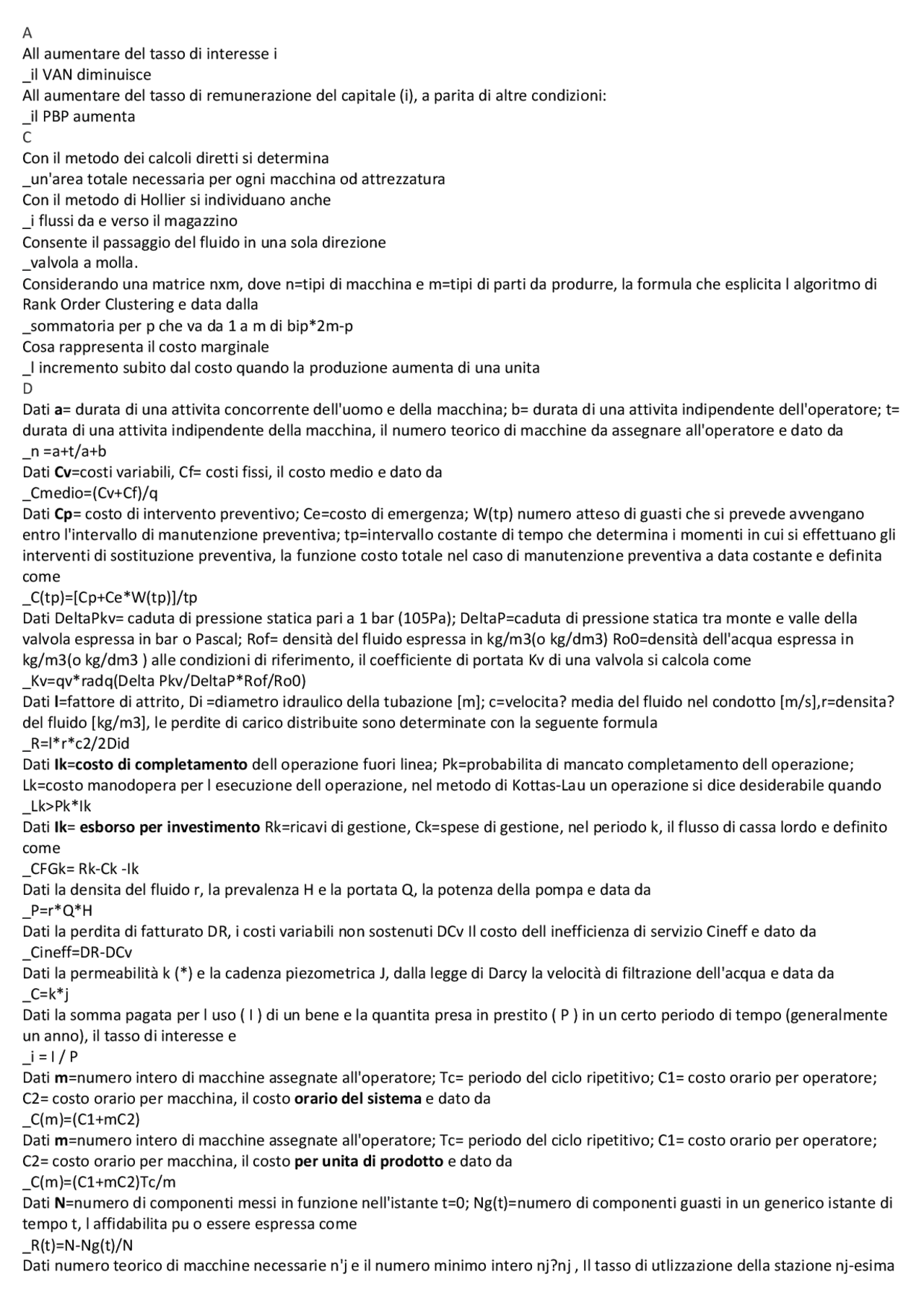 Paniere Impianti Industriali Docsity