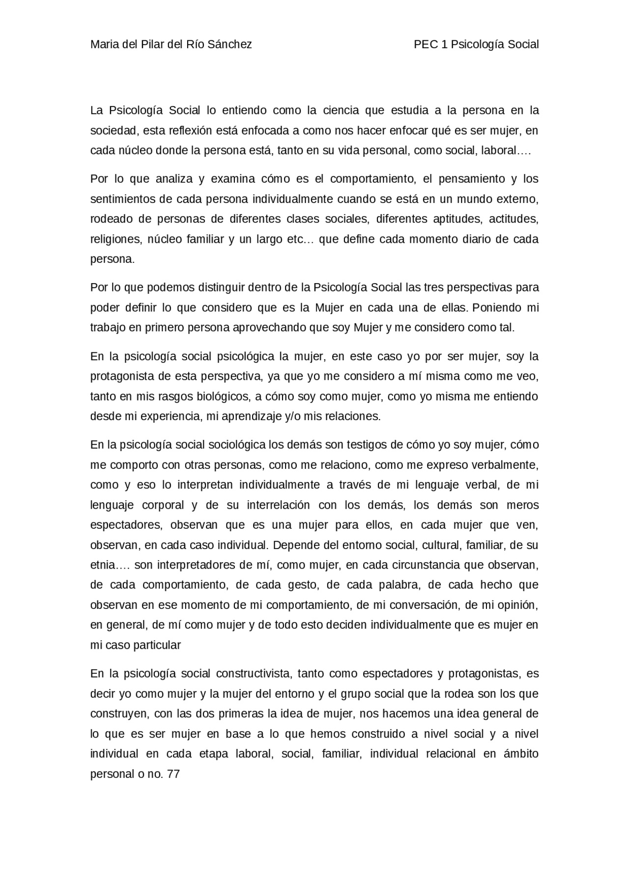 SOLUCION PEC A PSICOLOGIA DESARROLLO - Docsity