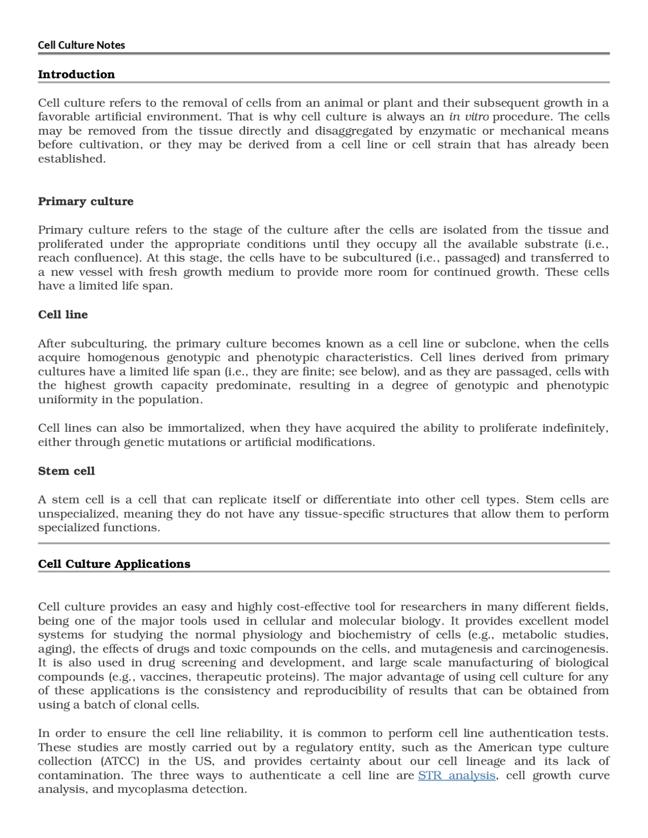 This is Cell Culture Part 2 - Docsity