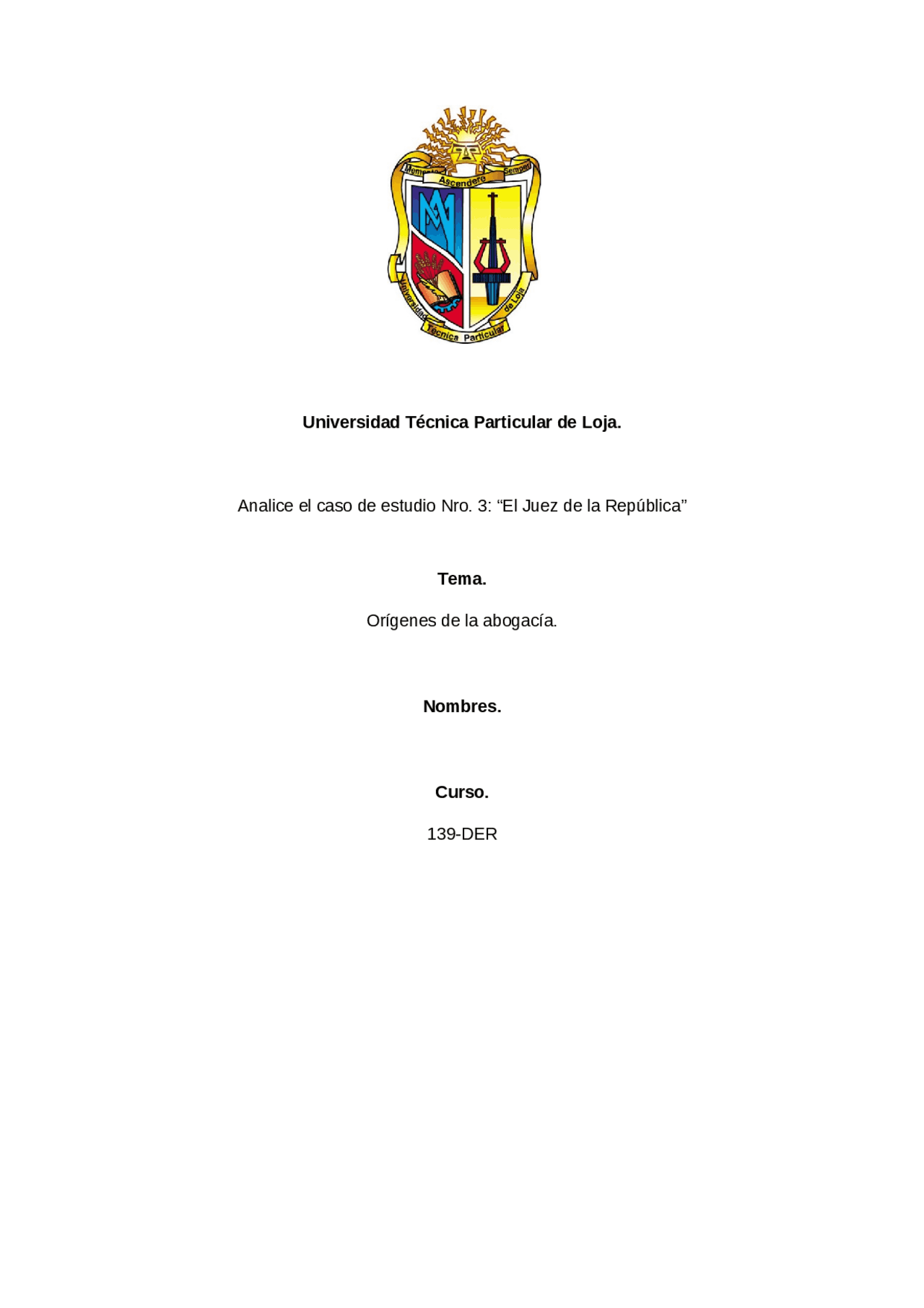 Caso El Juez Republica Resúmenes De Deontología Docsity