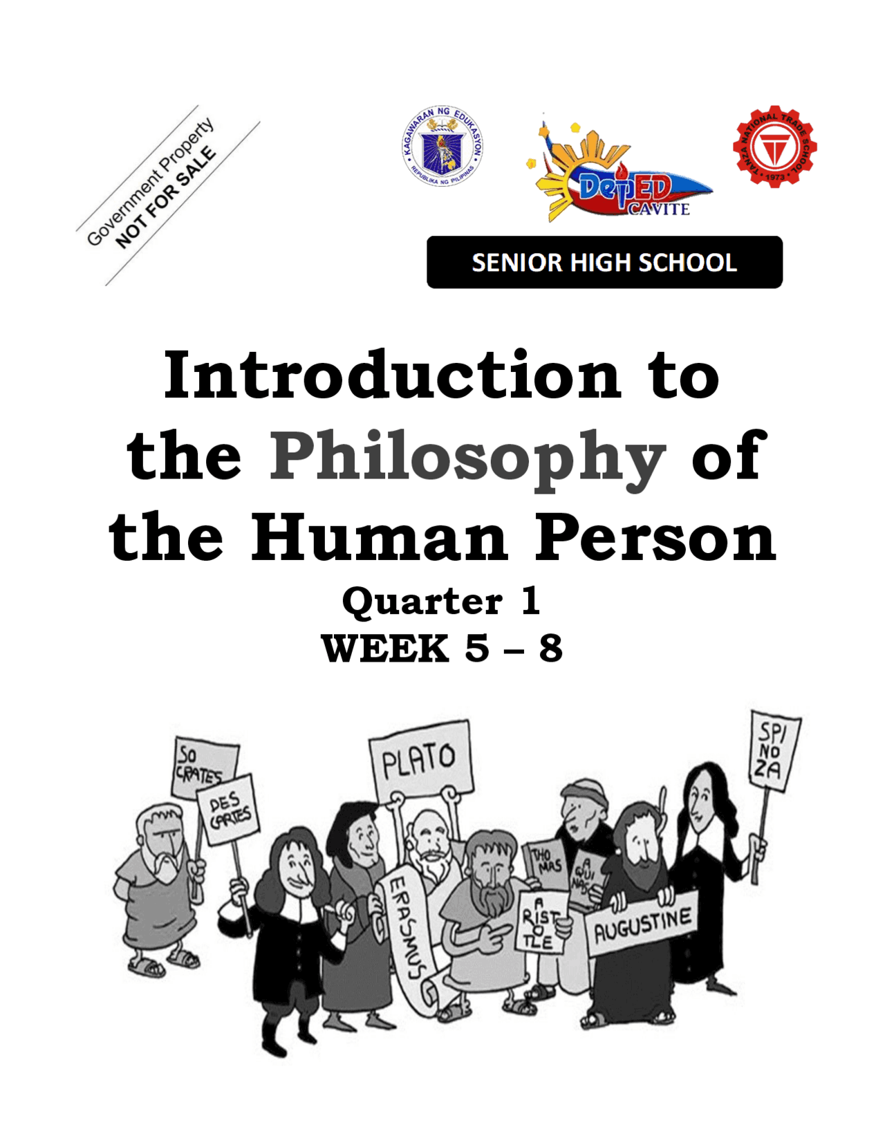 Philosophy Activities for Week 5 - 8 - Docsity