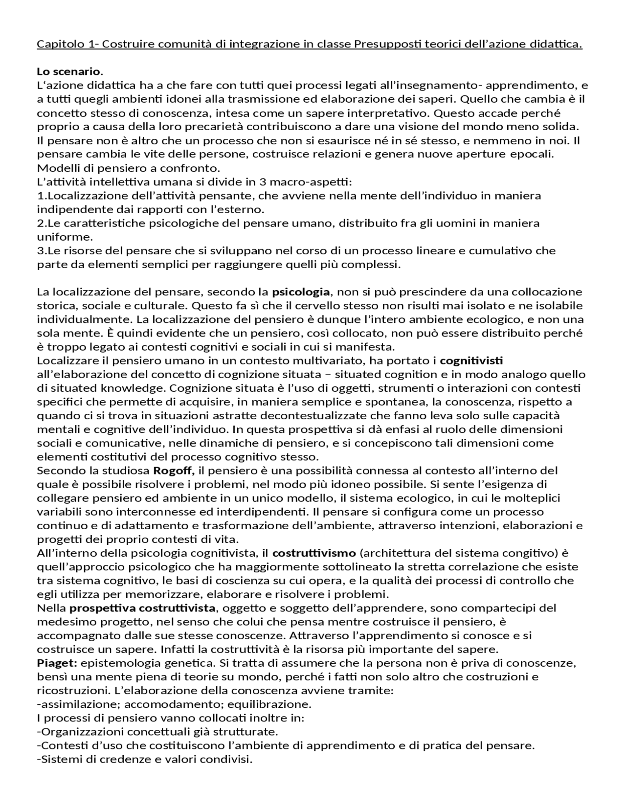 Modalità Di Integrazione Docsity