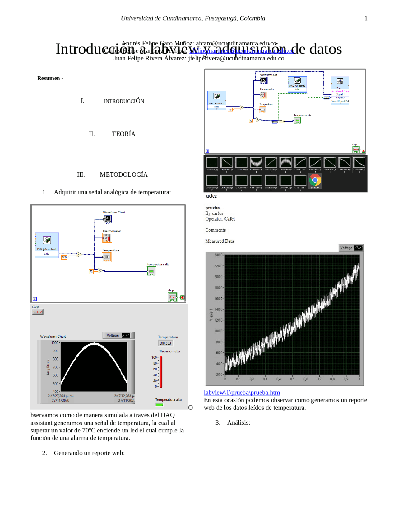 Introducción a labview y adquisición de datos | Ejercicios de ...
