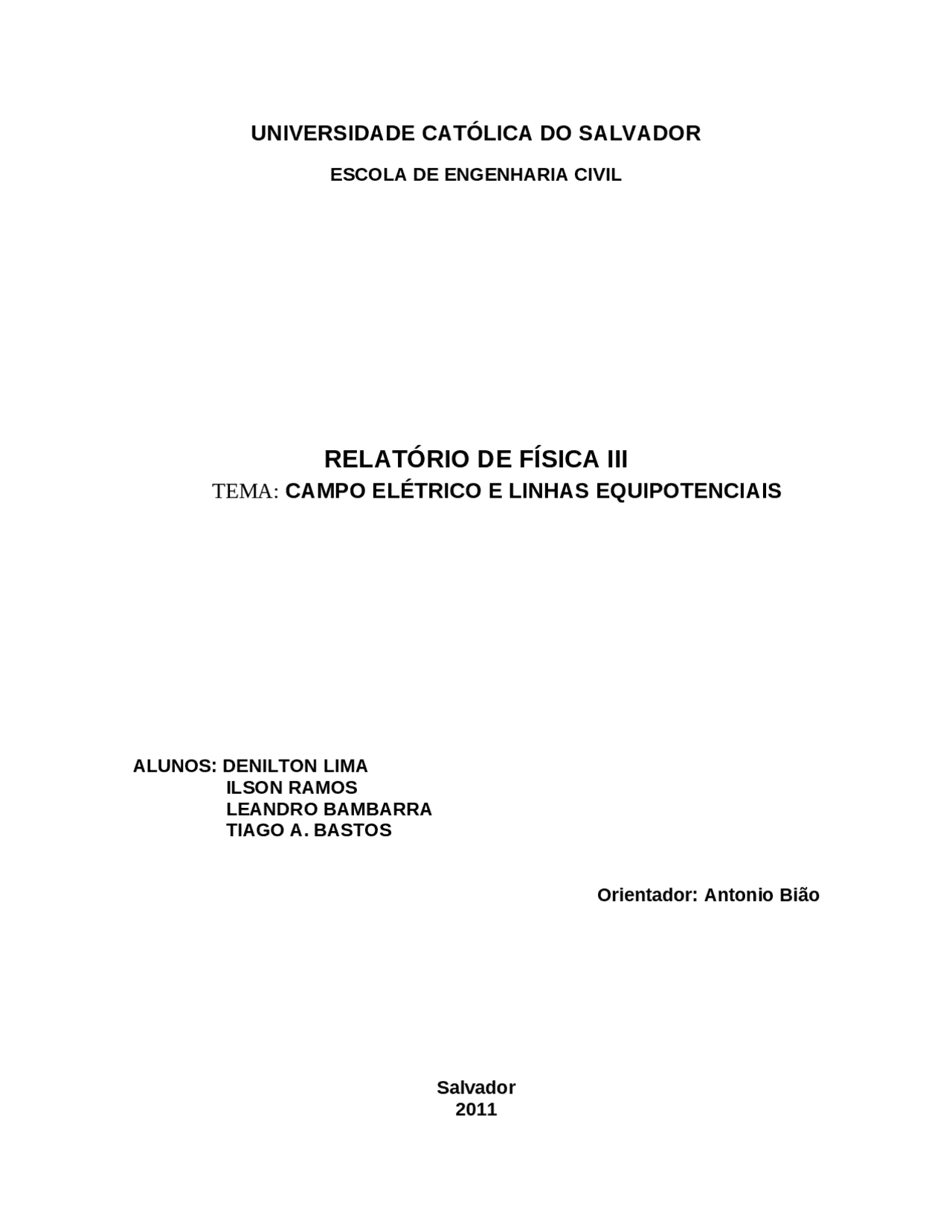 Aula Experimental Física I Docsity