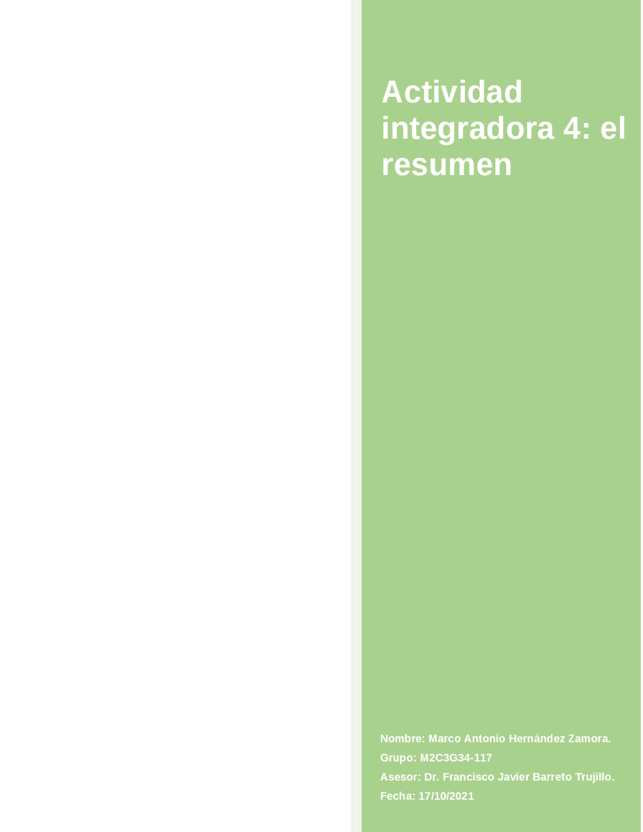Actividad Integradora Apuntes De Historia Docsity