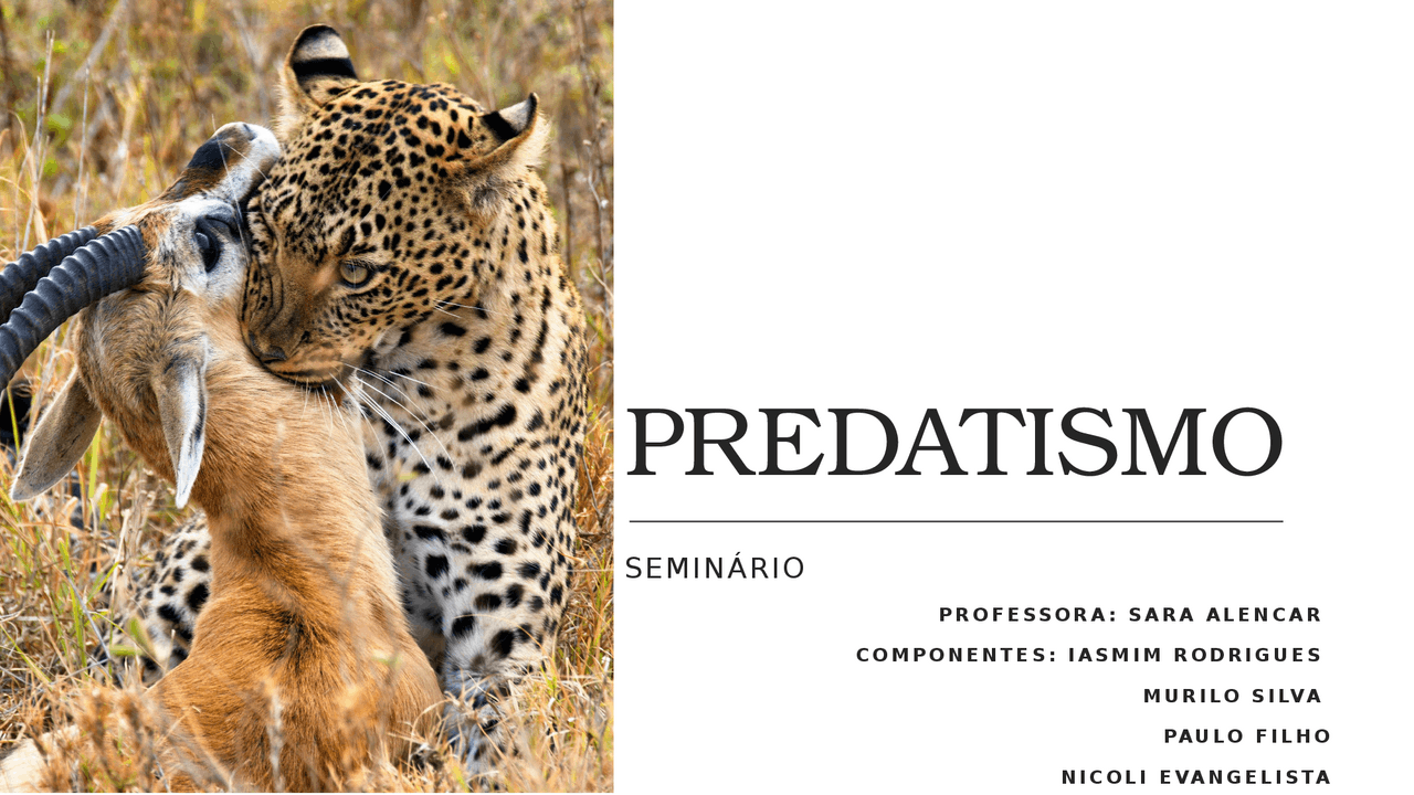 Predatismo - biologia - Docsity