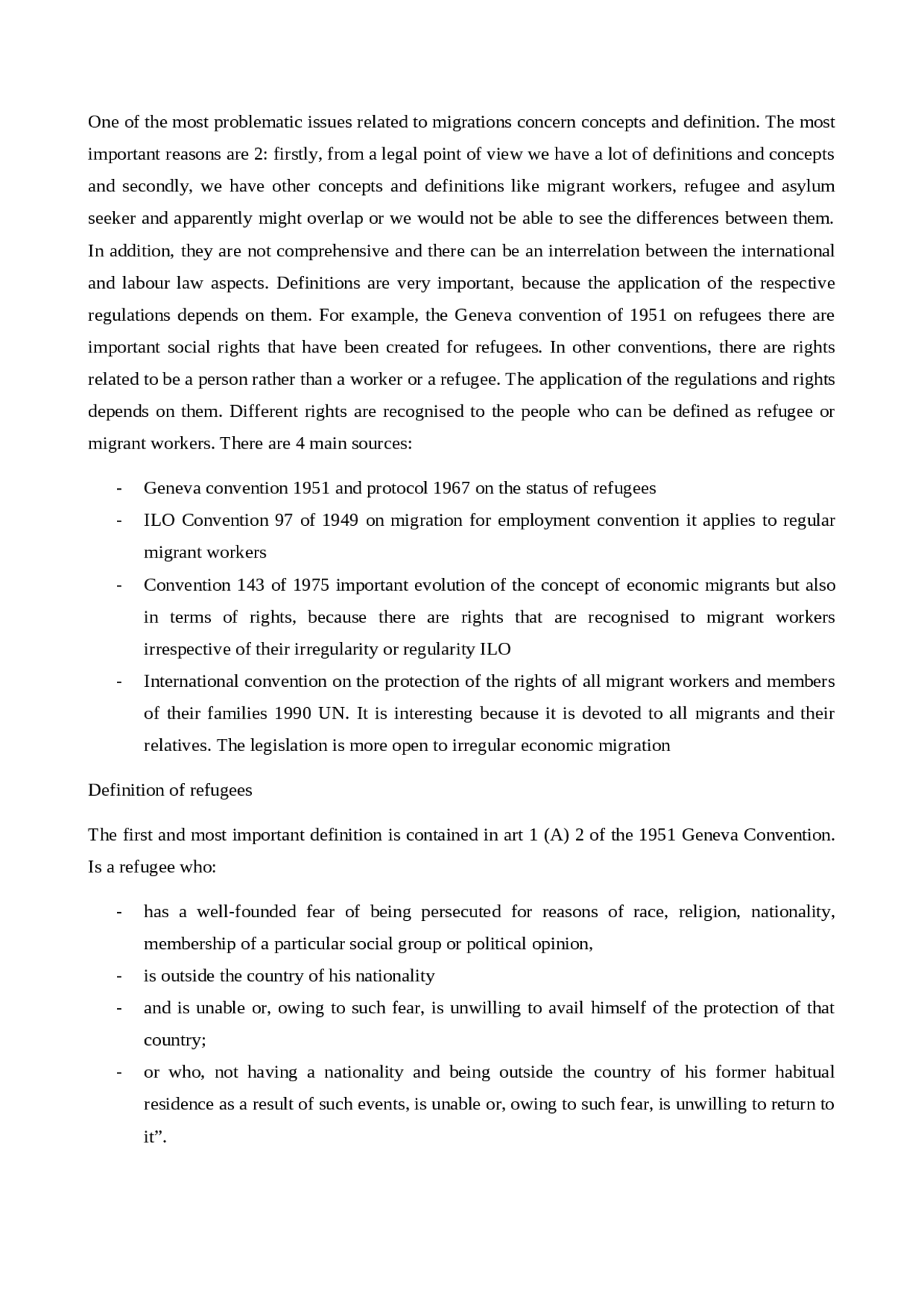 Global Migration And Security Sbobine 2020 Docsity