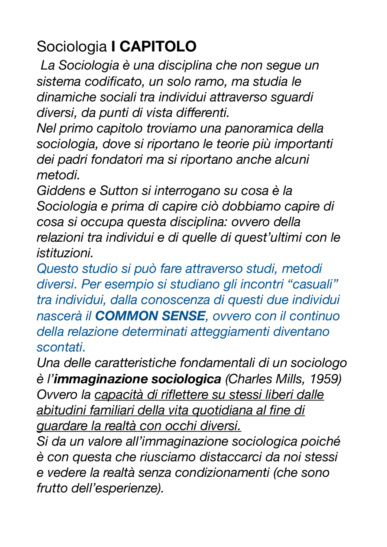 Fondamenti Di Sociologia Docsity