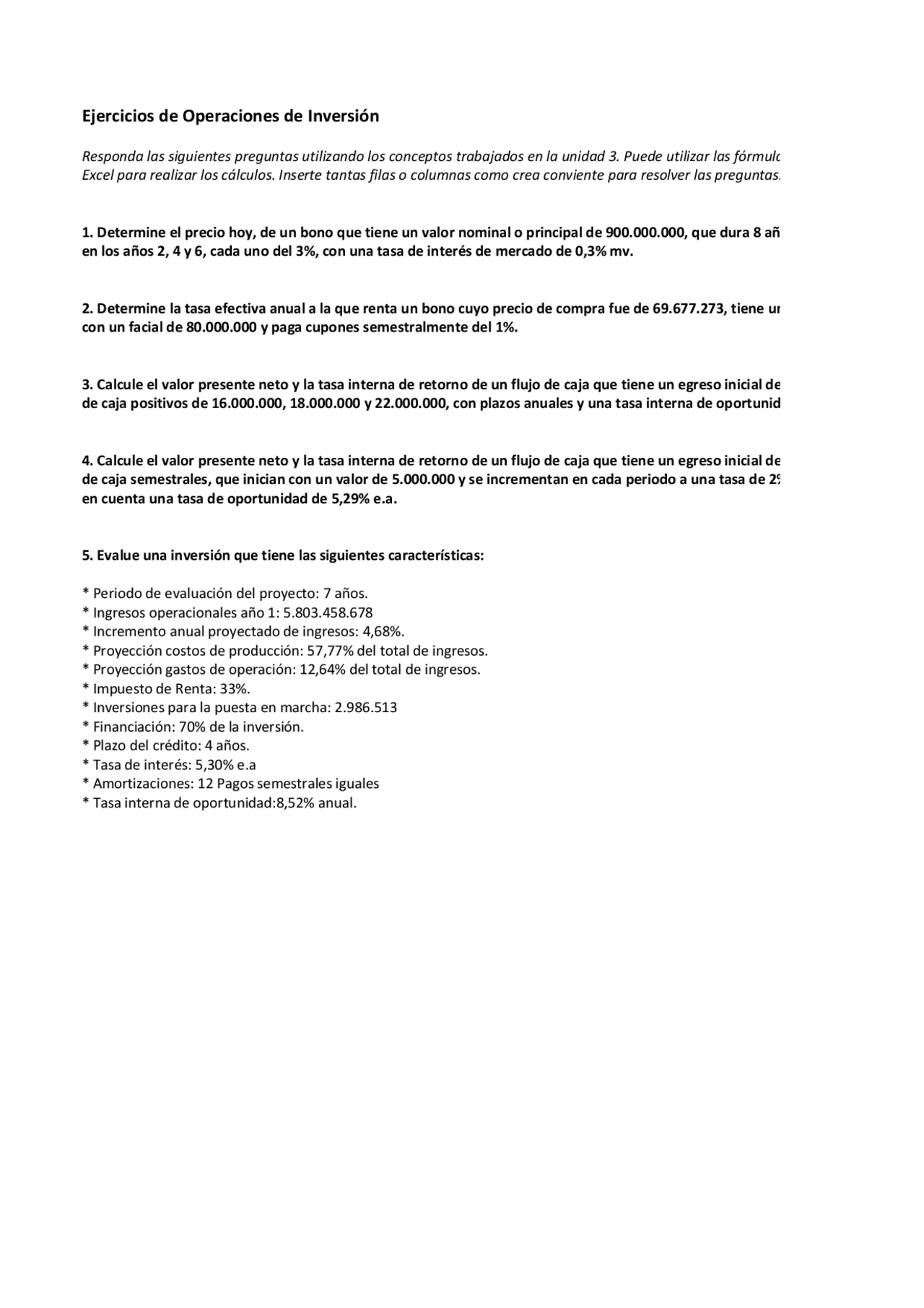 Ejercicios Para Resolver Apuntes De Cálculo Docsity