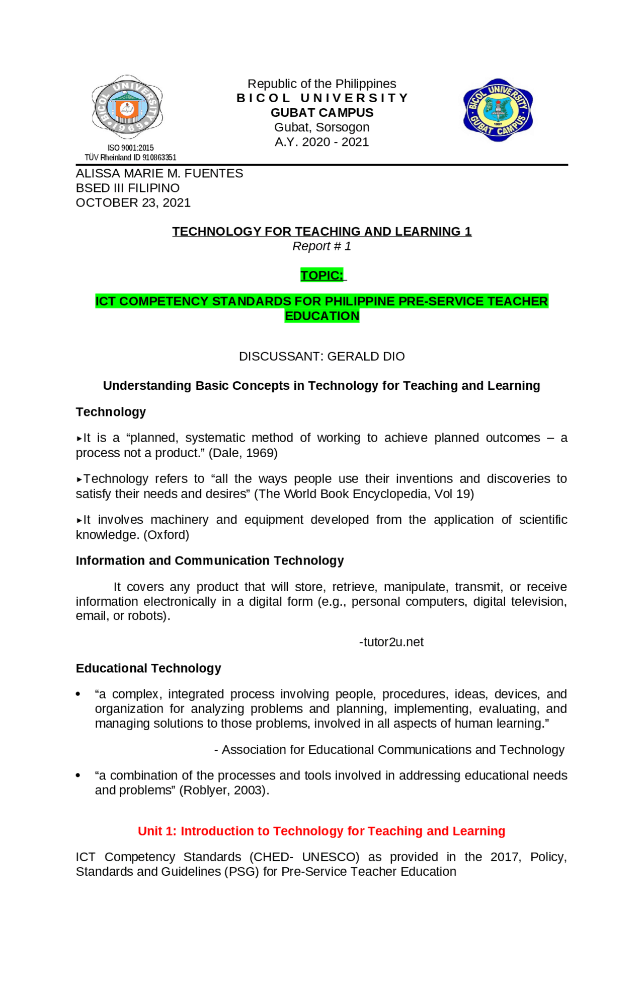 Compilation Of Reports Monografías Ensayos Gestión De Tecnología De