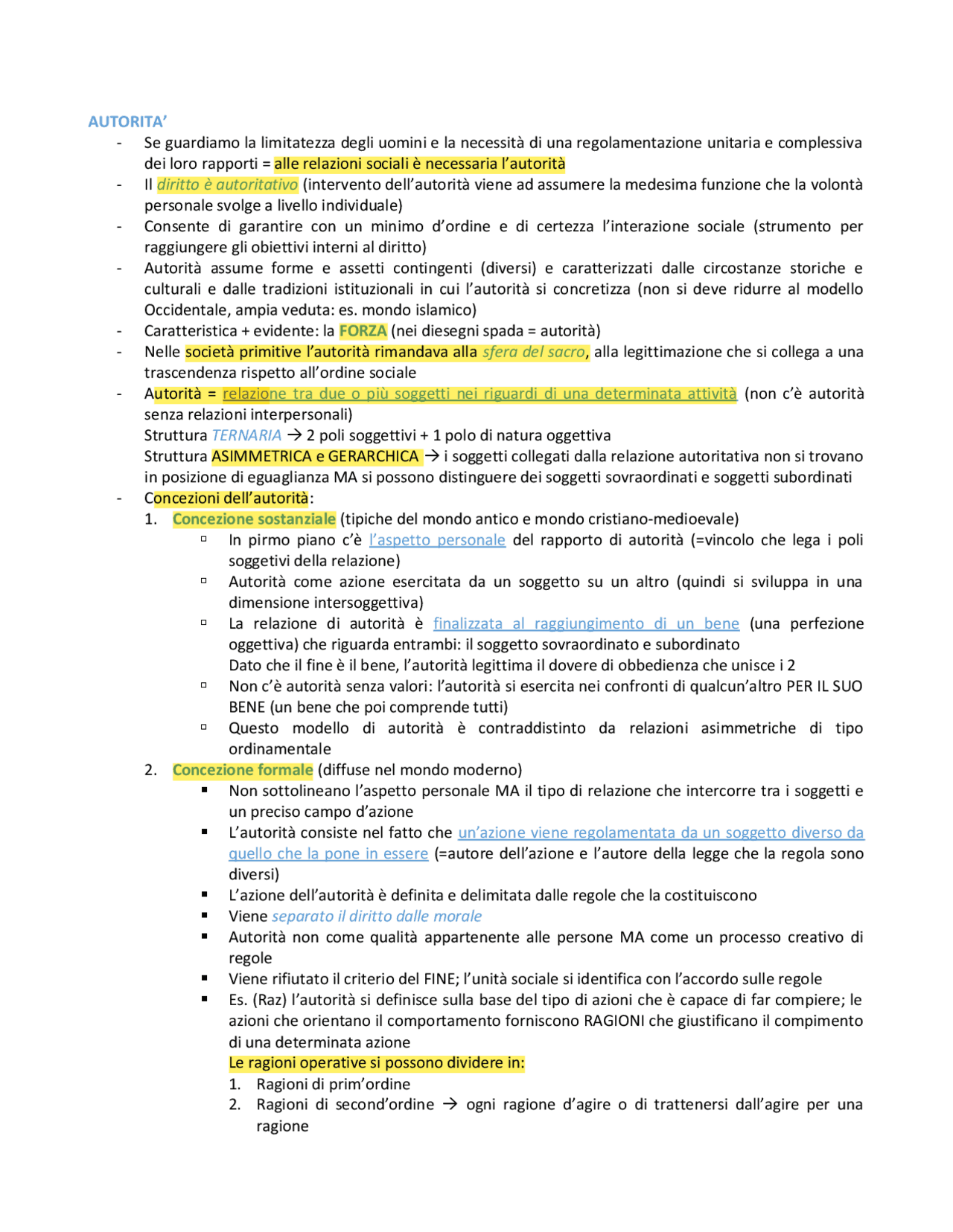 Teoria Generale Del Diritto Riassunto Docsity