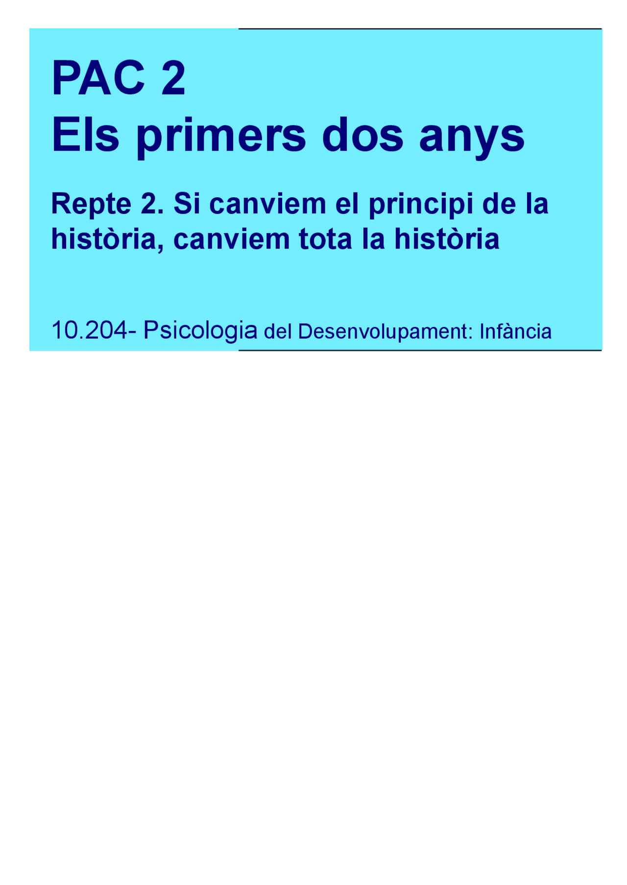 Pac 2 Desenvolupament Docsity