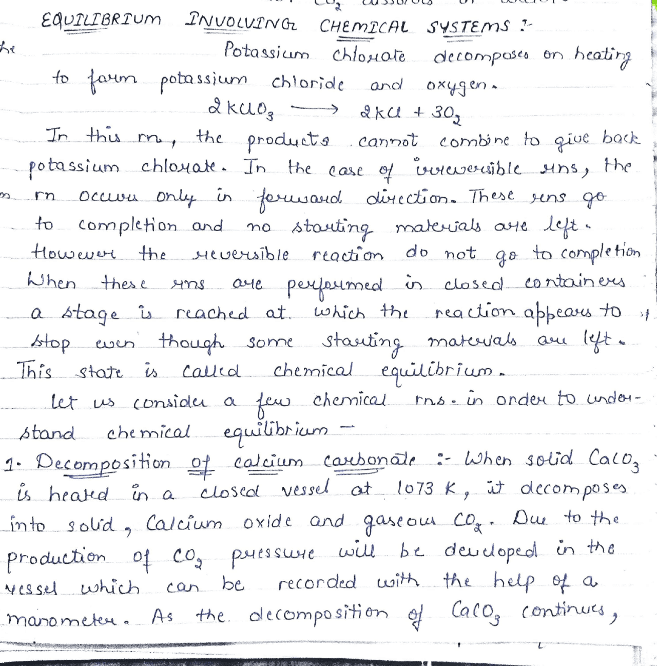 Equilibrium Notes For Students Docsity