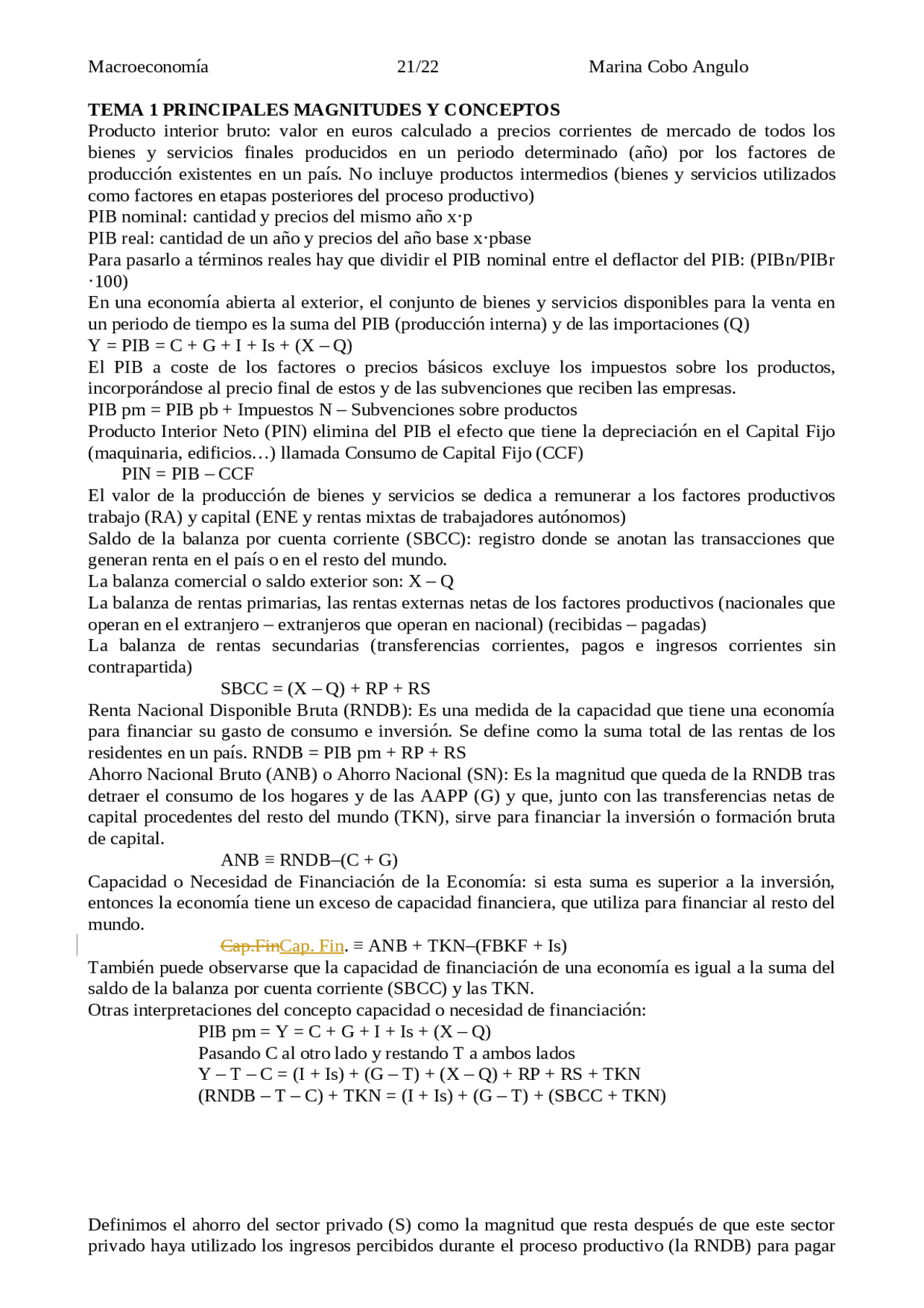 Apuntes De Los Temas 1 2 3 Y 4 Docsity