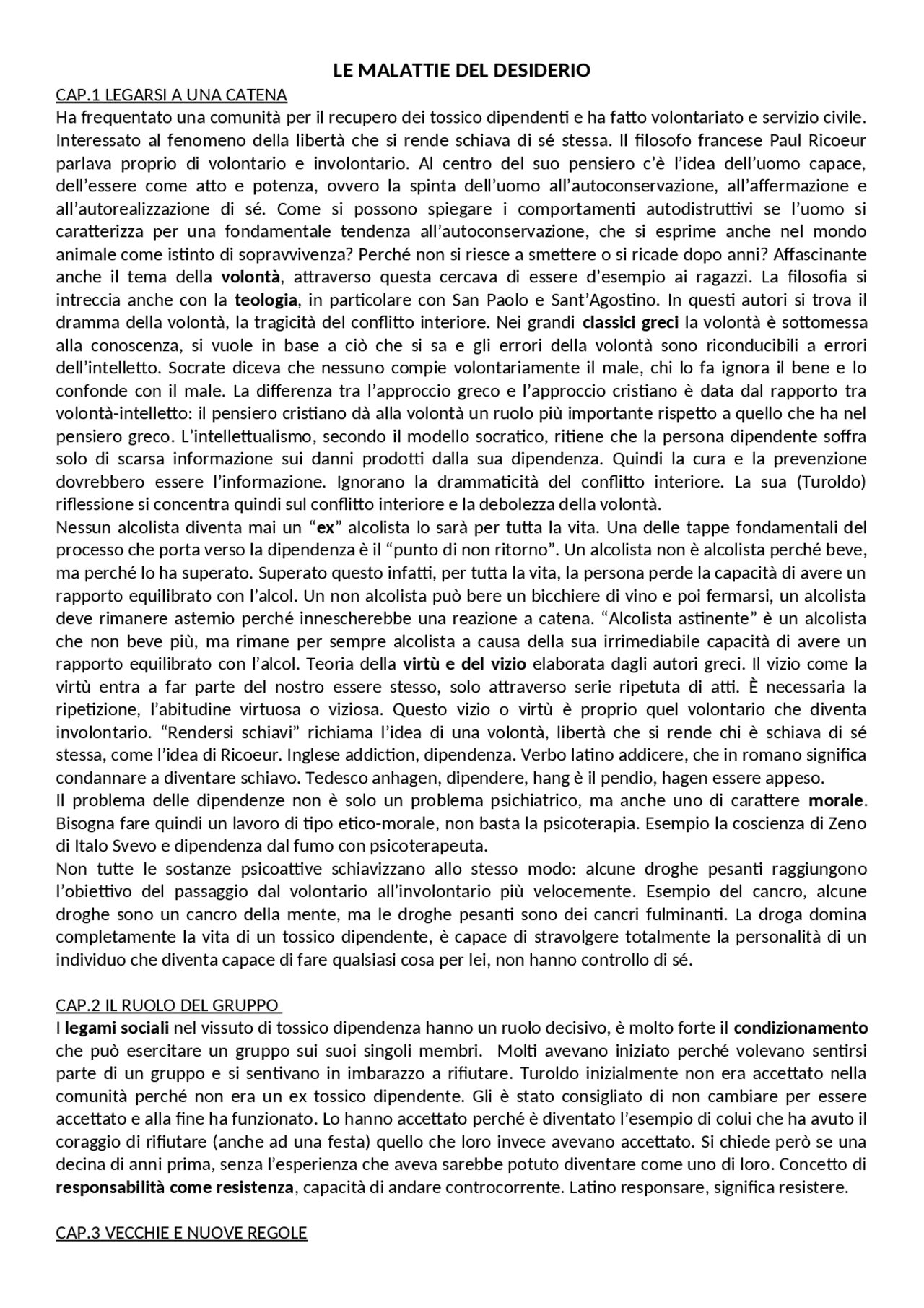 Le Malattie Del Desiderio Docsity