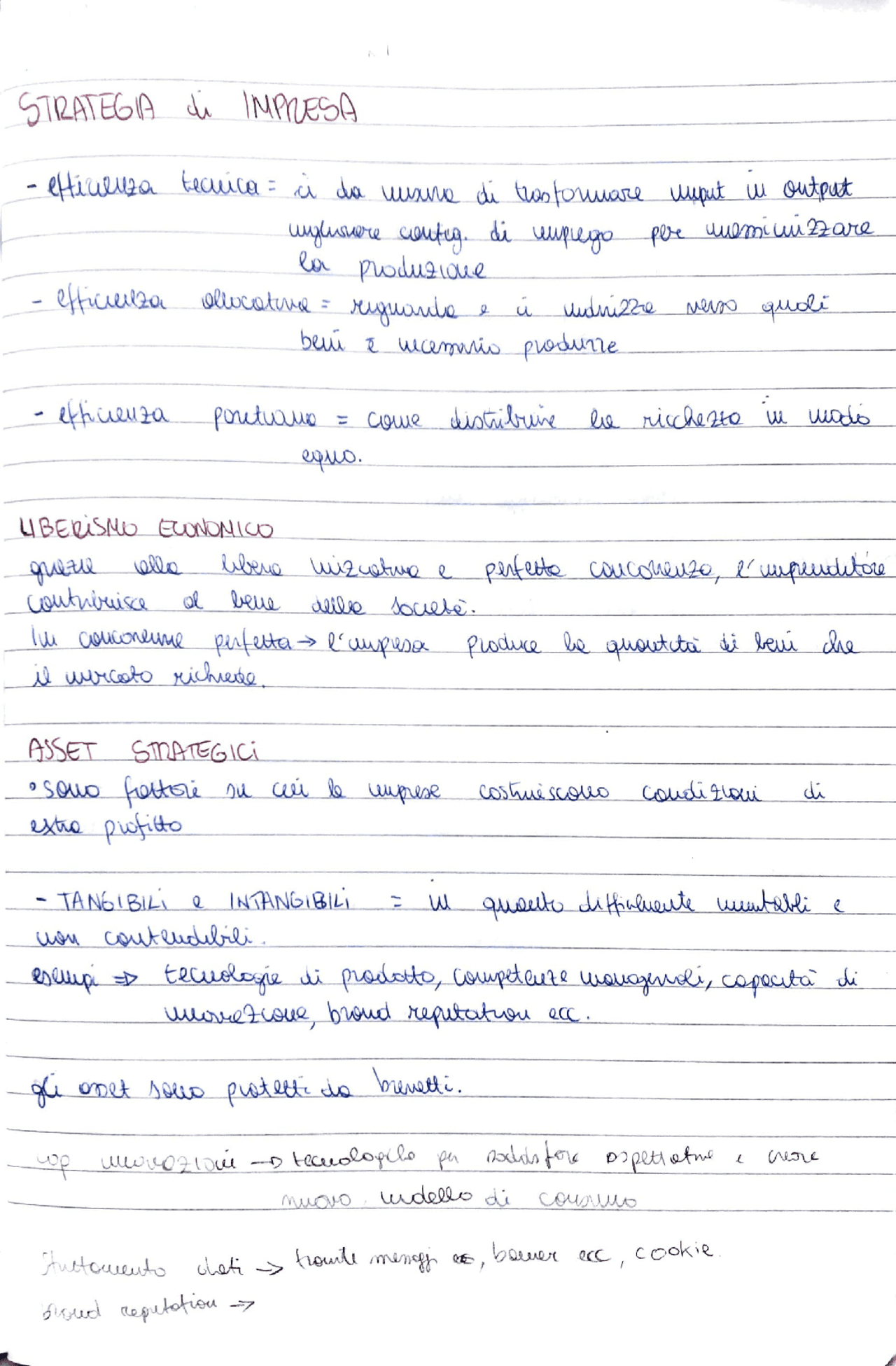 Appunti Di Strategia Di Impresa Docsity