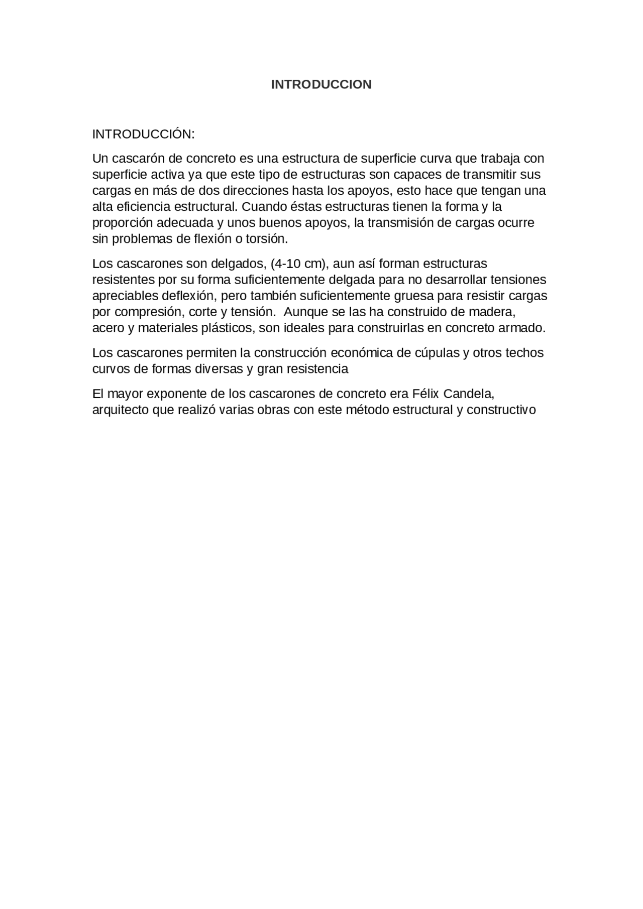 Informe De Cascarones Con Sap Docsity
