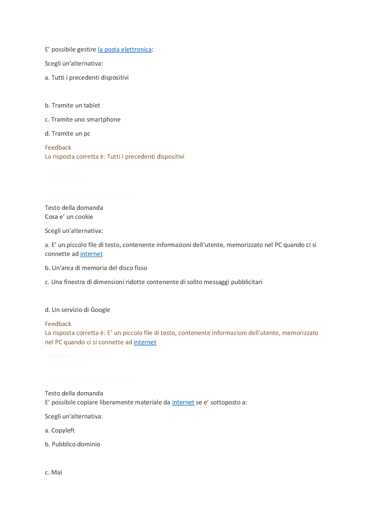 Simulazione Esame Eirsaf Full Mod04 Uniscientia Docsity