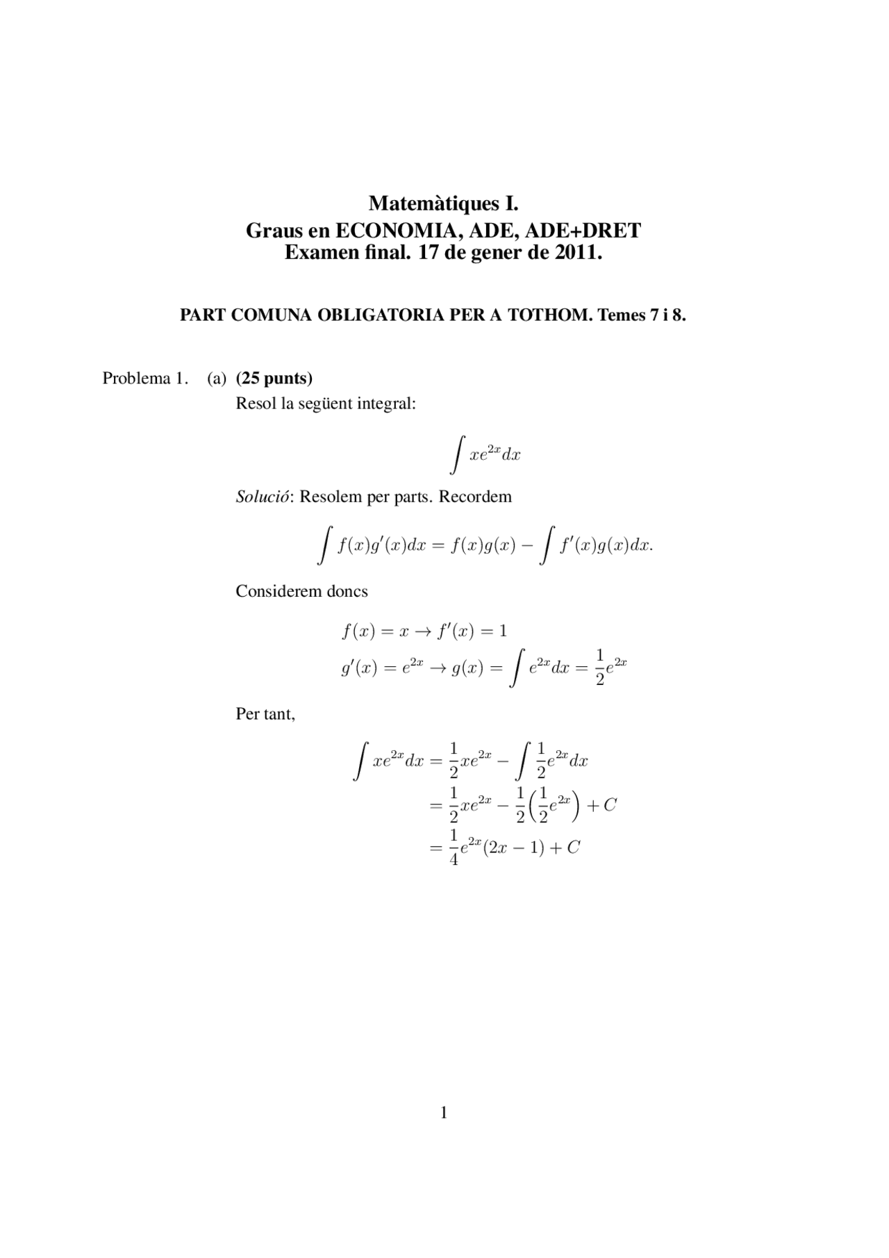 Ejercicio Para Examen Final Docsity