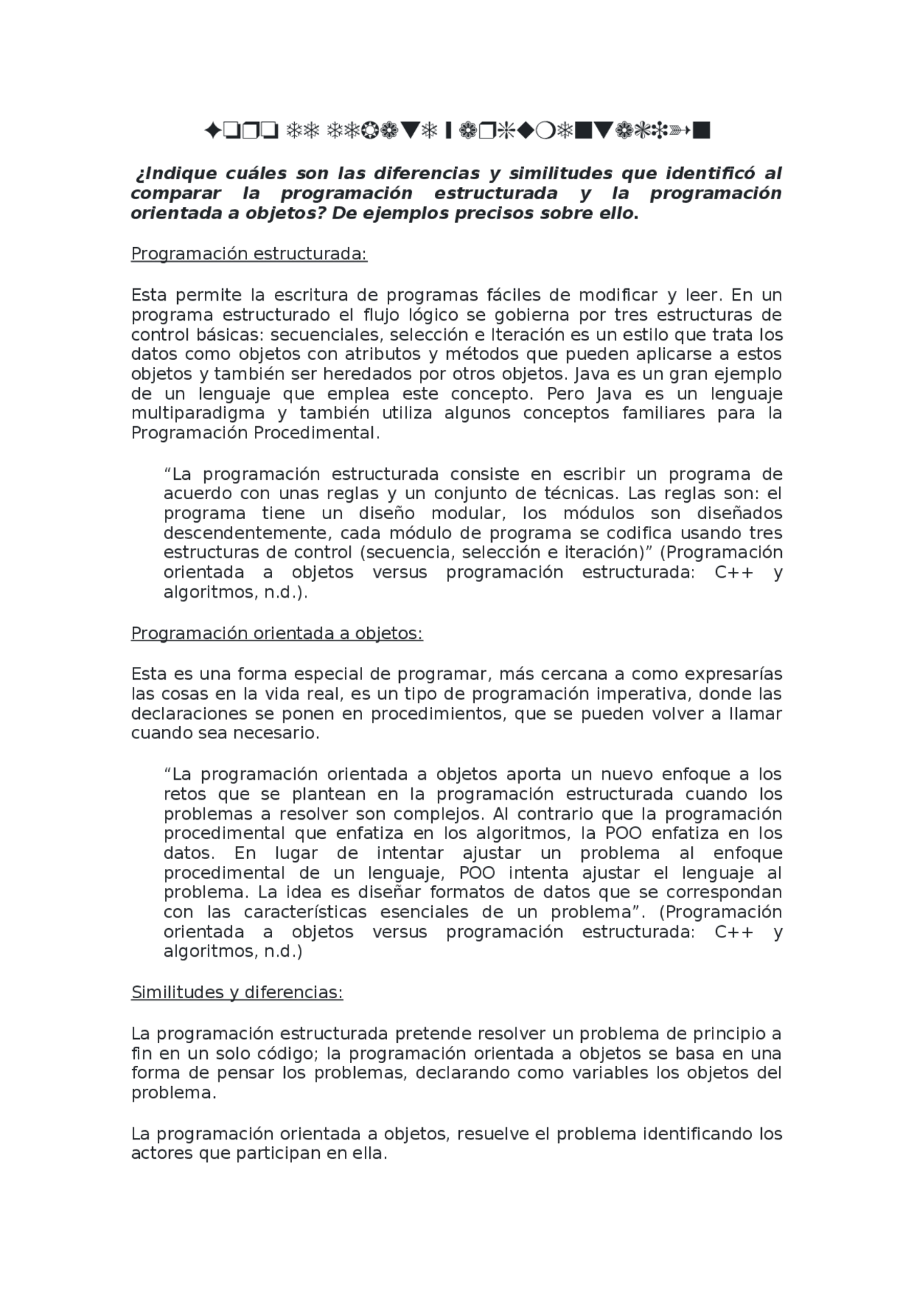 Ejercicio Semana 5 De Computación I Docsity